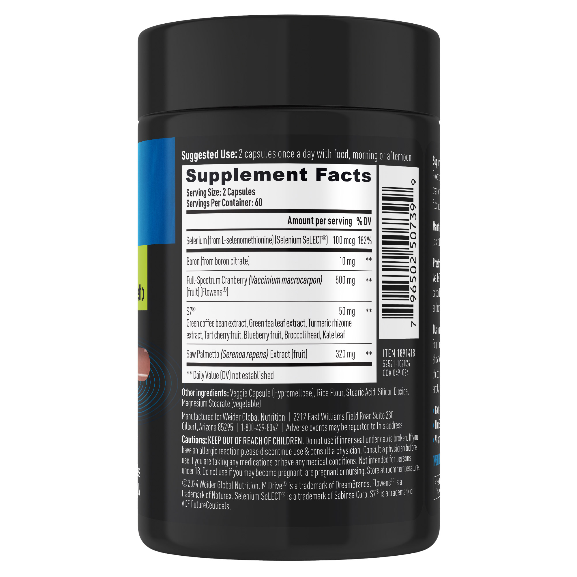 Weider Prime Prostate Health with Saw Palmetto, 120 Capsules | Costco