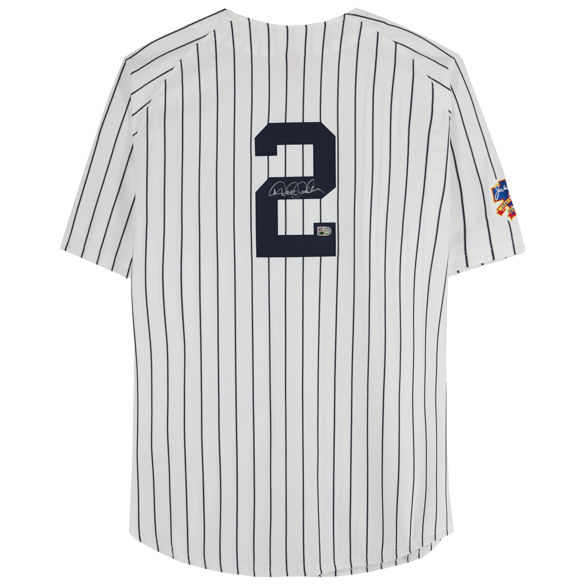 Derek Jeter New York Yankees Autographed White Mitchell & Ness 1997 ...