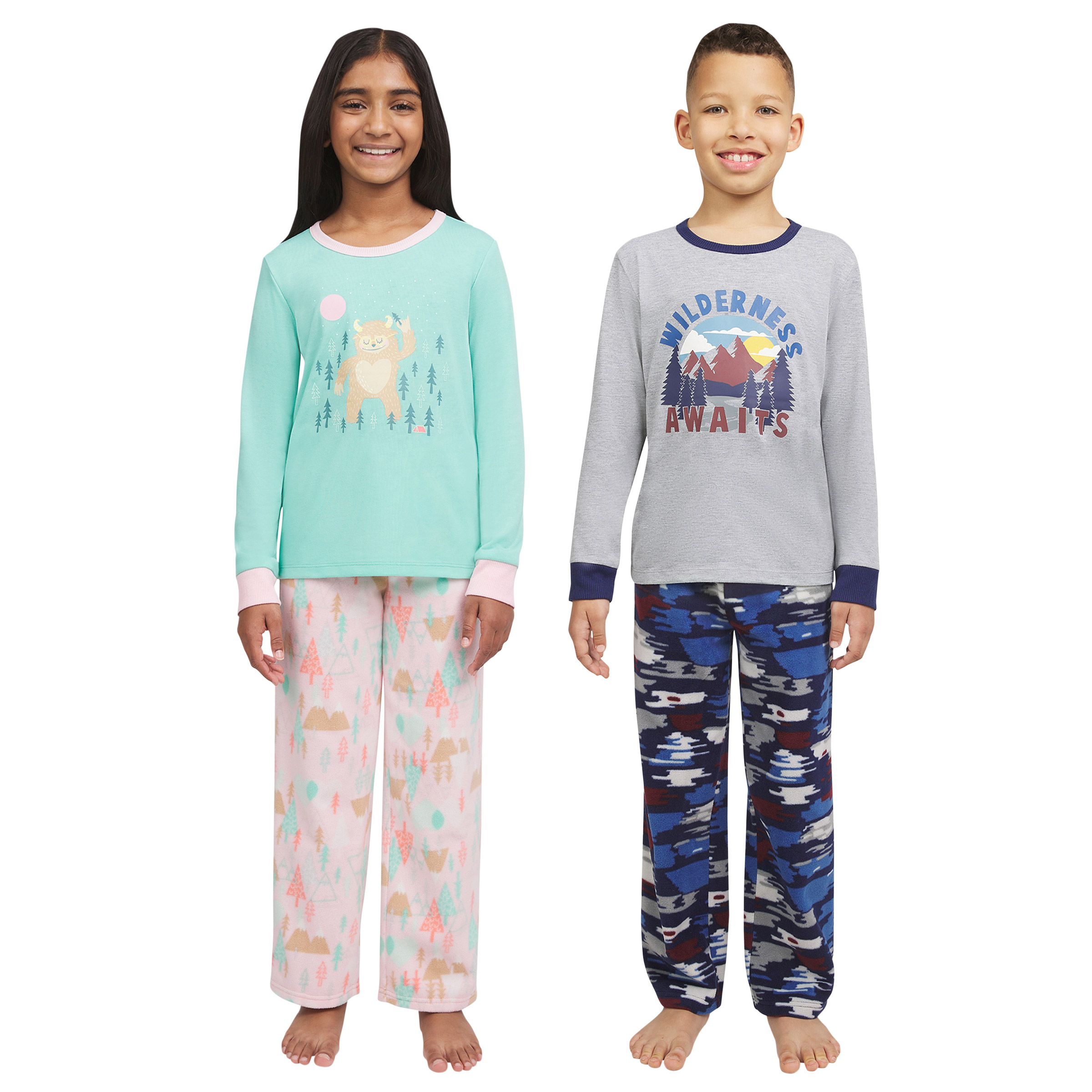 Eddie Bauer Youth 4-piece Pajama Set | Costco
