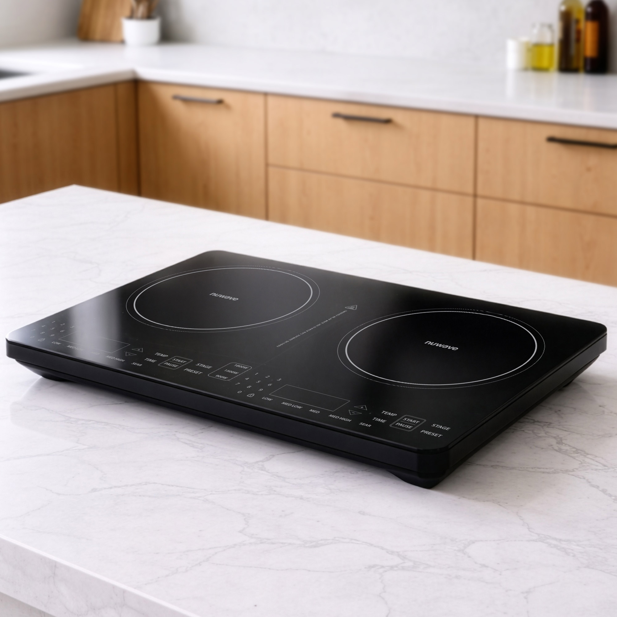 Nuwave Dual Top Precision Induction Cooktop with Dual 11.5″ Surfaces ...
