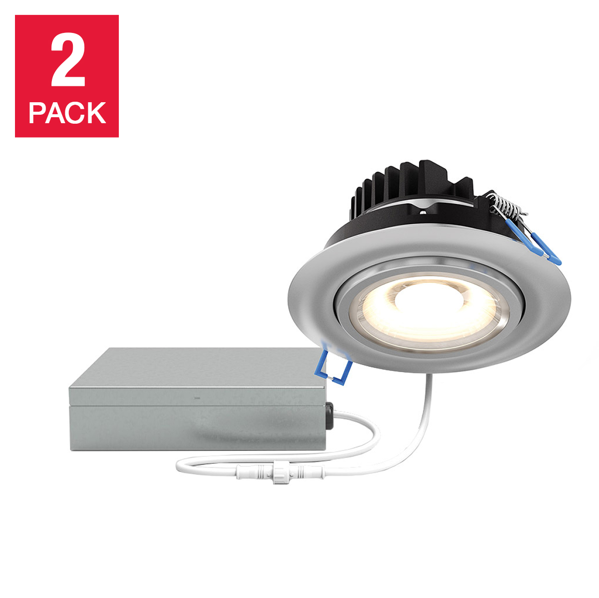 Dals Lighting Commercial Grade 4 in. LED Gimbal Recessed Light | Costco