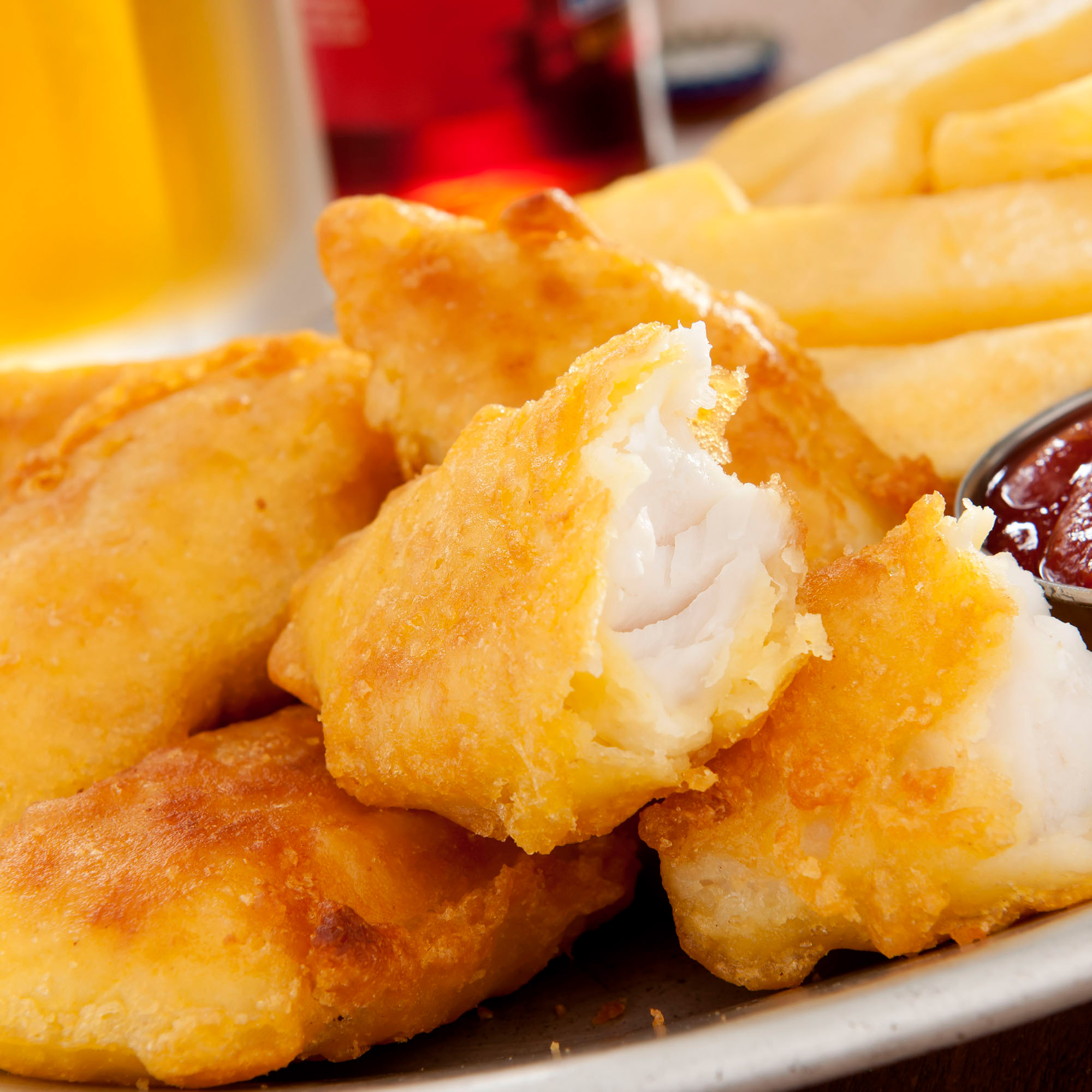 Giant Joe Battered Pacific Cod 4.54 kg (10 lb) | Costco