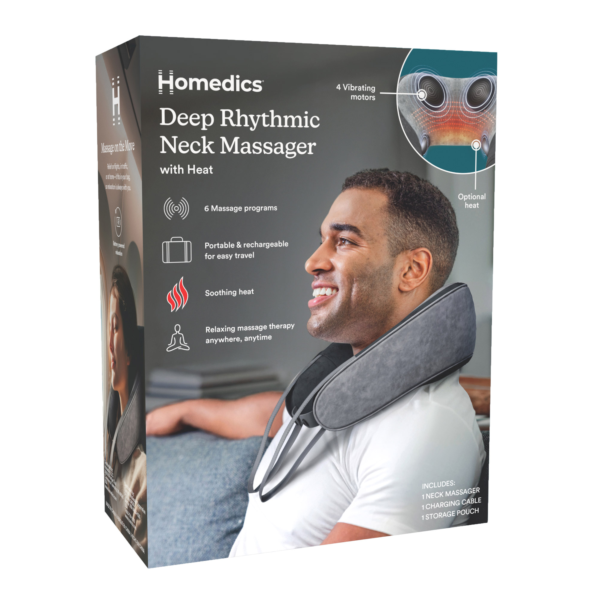 Homedics Rhythmic Neck Massager with Heat | Costco
