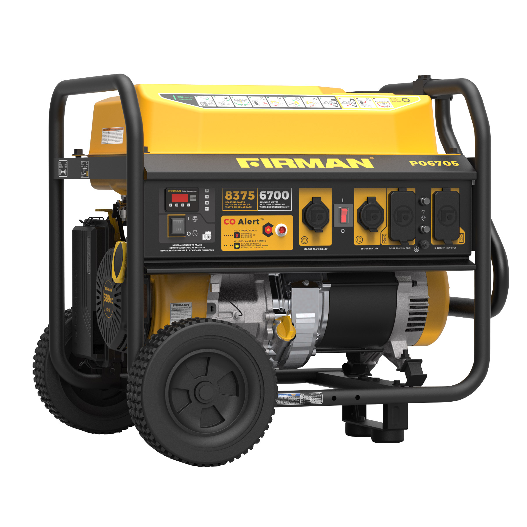 Firman 6700W Running / 8350 Peak Portable Generator | Costco