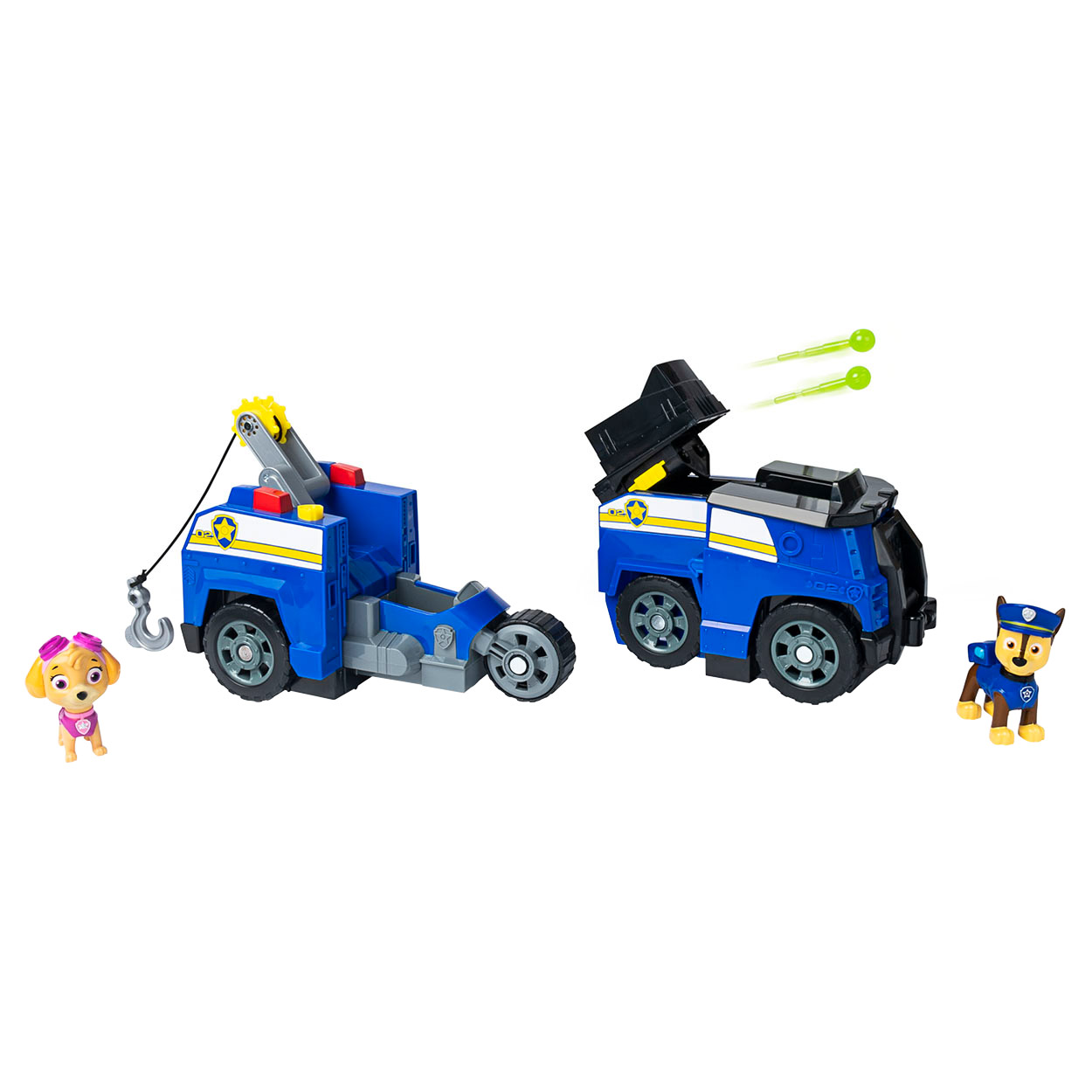 PAW Patrol, Chase Split-Second 2-in-1 Transforming Police Cruiser ...