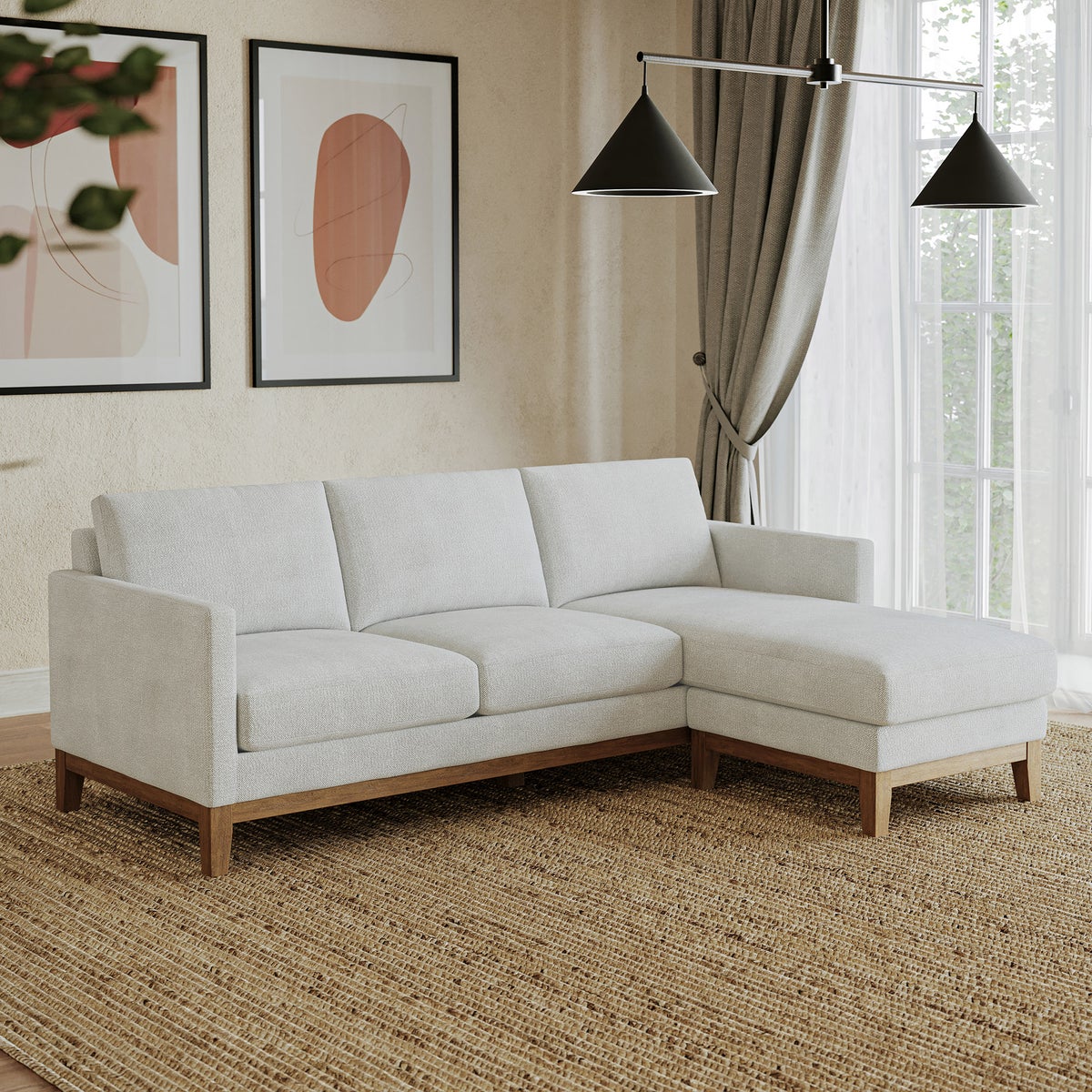 Henredon Murphy Sofa with Reversible Chaise | Costco Henredon Murphy Sofa with Reversible Chaise | Costco