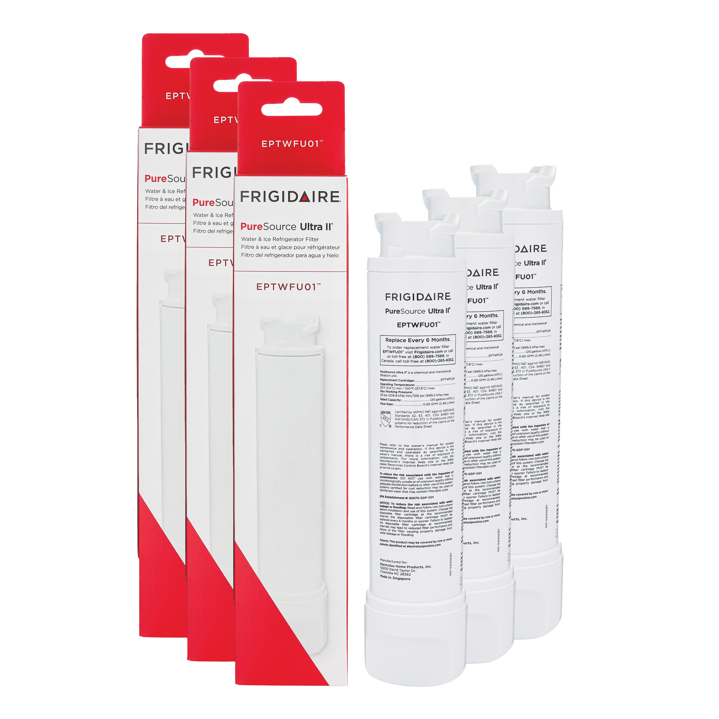 Frigidaire PureSource Ultra II Water and Ice Refrigerator Filter - Set ...