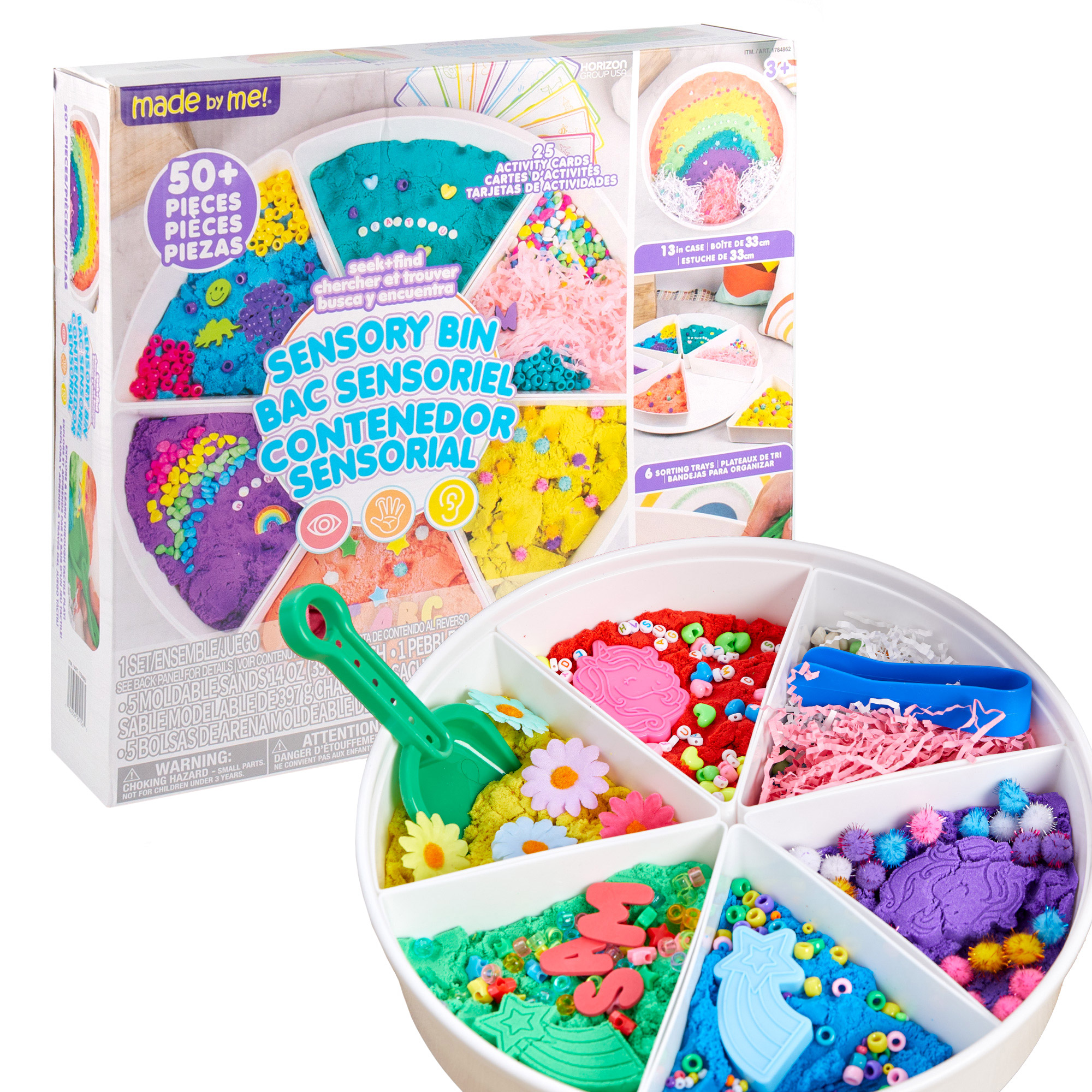 Made By Me Seek + Find Rainbow Sensory Bin | Costco