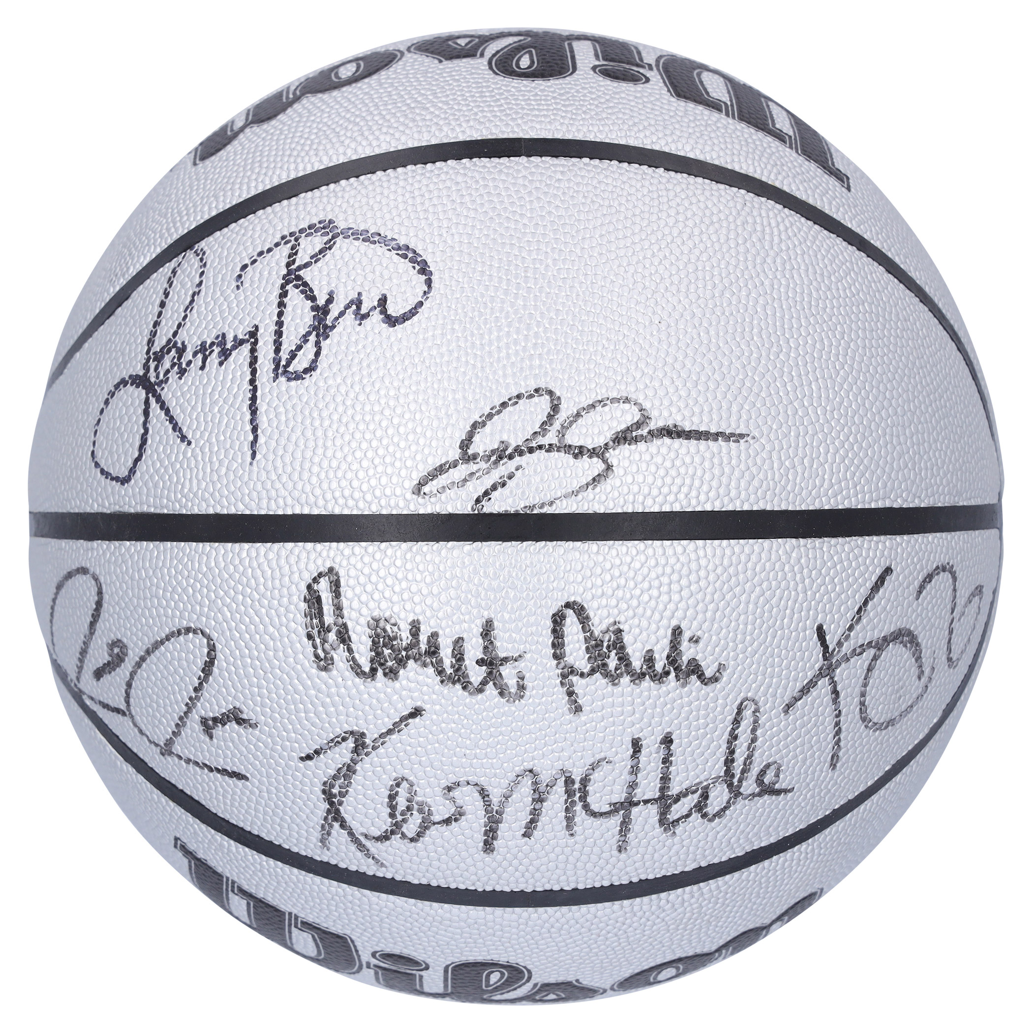 Boston Celtics Legends Multi-Signed Wilson 75th Anniversary Logo ...