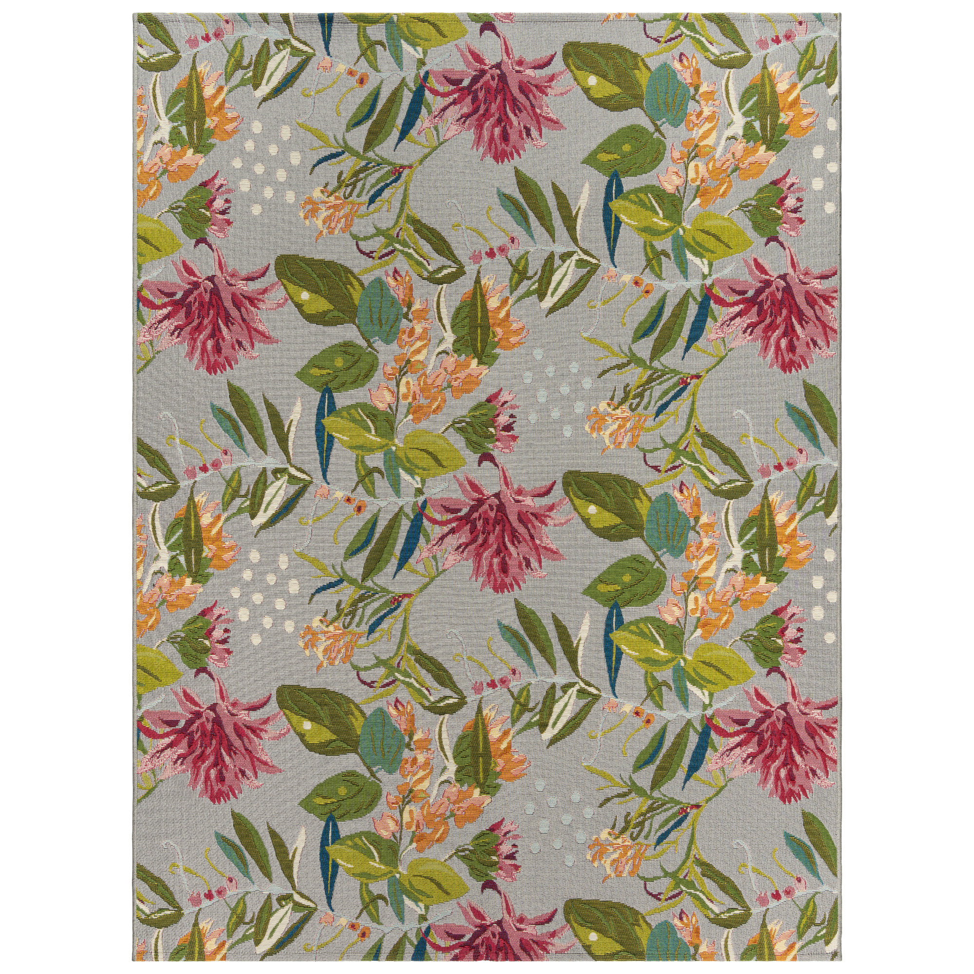 Fresco Indoor/Outdoor Rug Collection, Darra Light Gray | Costco