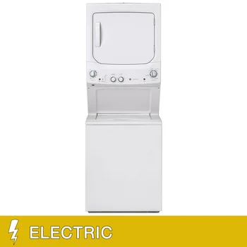 GE Unitized Spacemaker 3.8 cu. ft. Washer and 5.9 cu. ft GE Unitized Spacemaker 3.8 cu. ft. Washer and 5.9 cu. ft