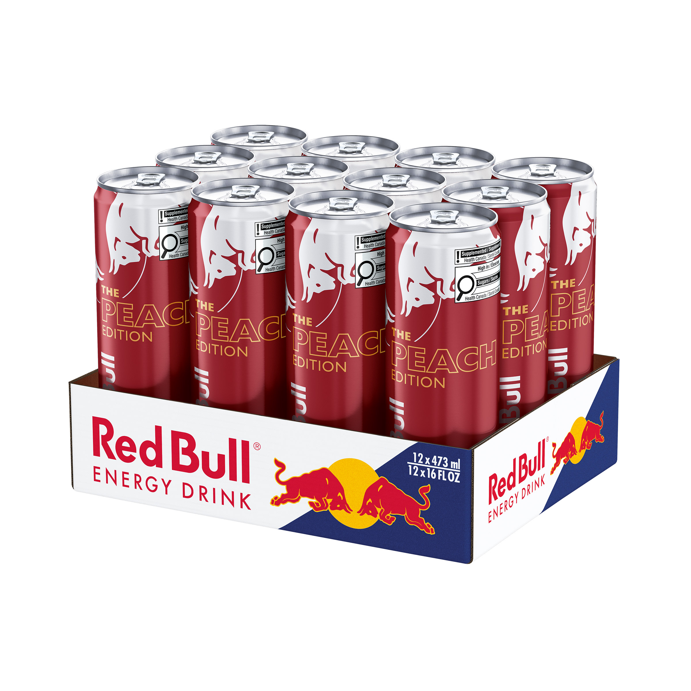 Red Bull Energy Drink Peach Edition 473 mL, 12-pack | Costco