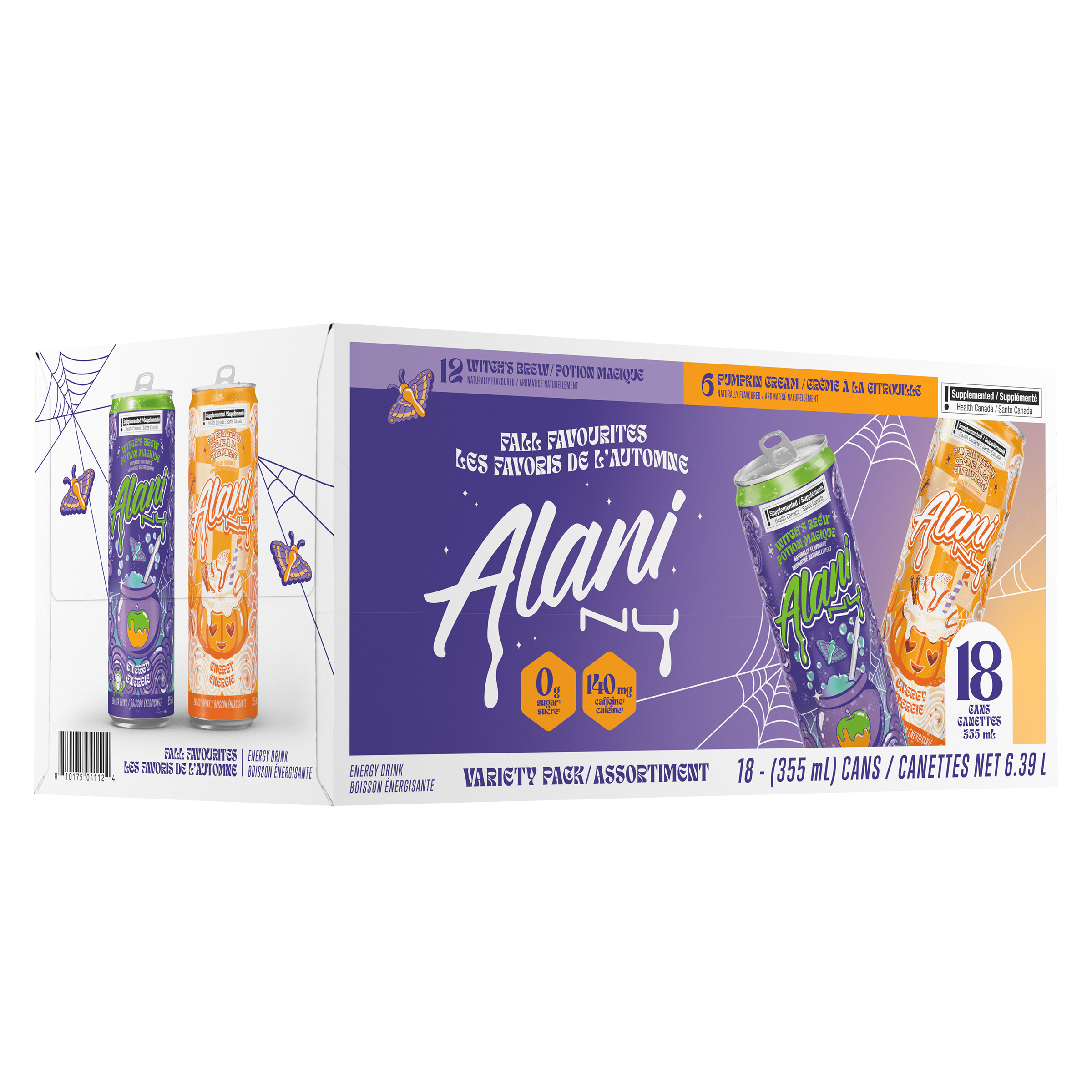 Alani NU Energy Drink Fall Favourites 18 x 355 mL | Costco
