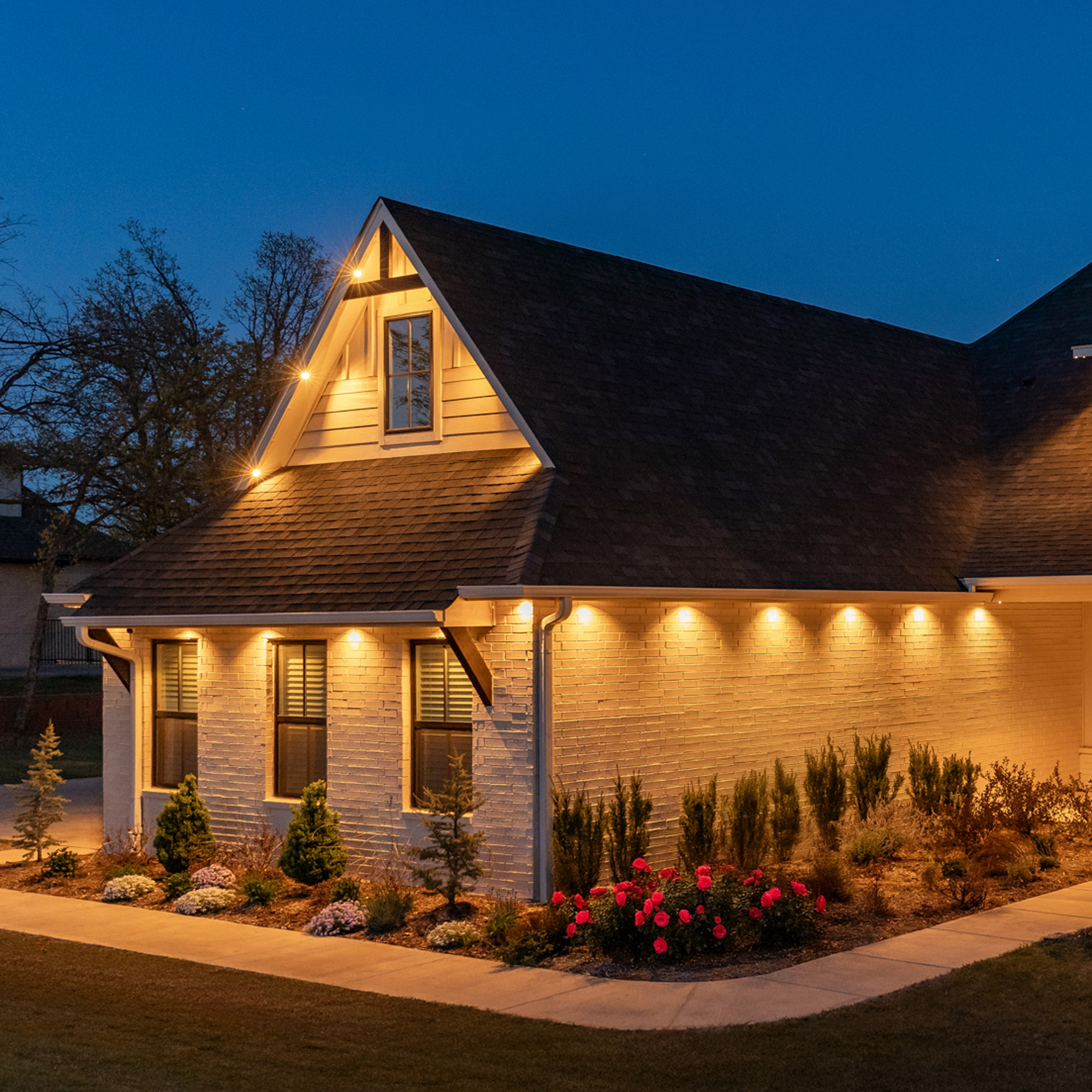 Enbrighten 150ft Permanent Outdoor Wi-Fi Eternity Accent Lights, 4 ft ...