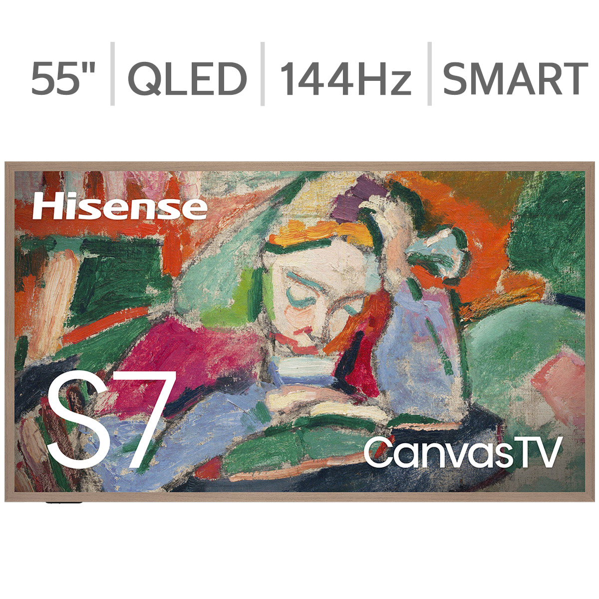Hisense 55" Class - S7 Series Canvas TV - 4K UHD QLED LCD TV - Allstate ...