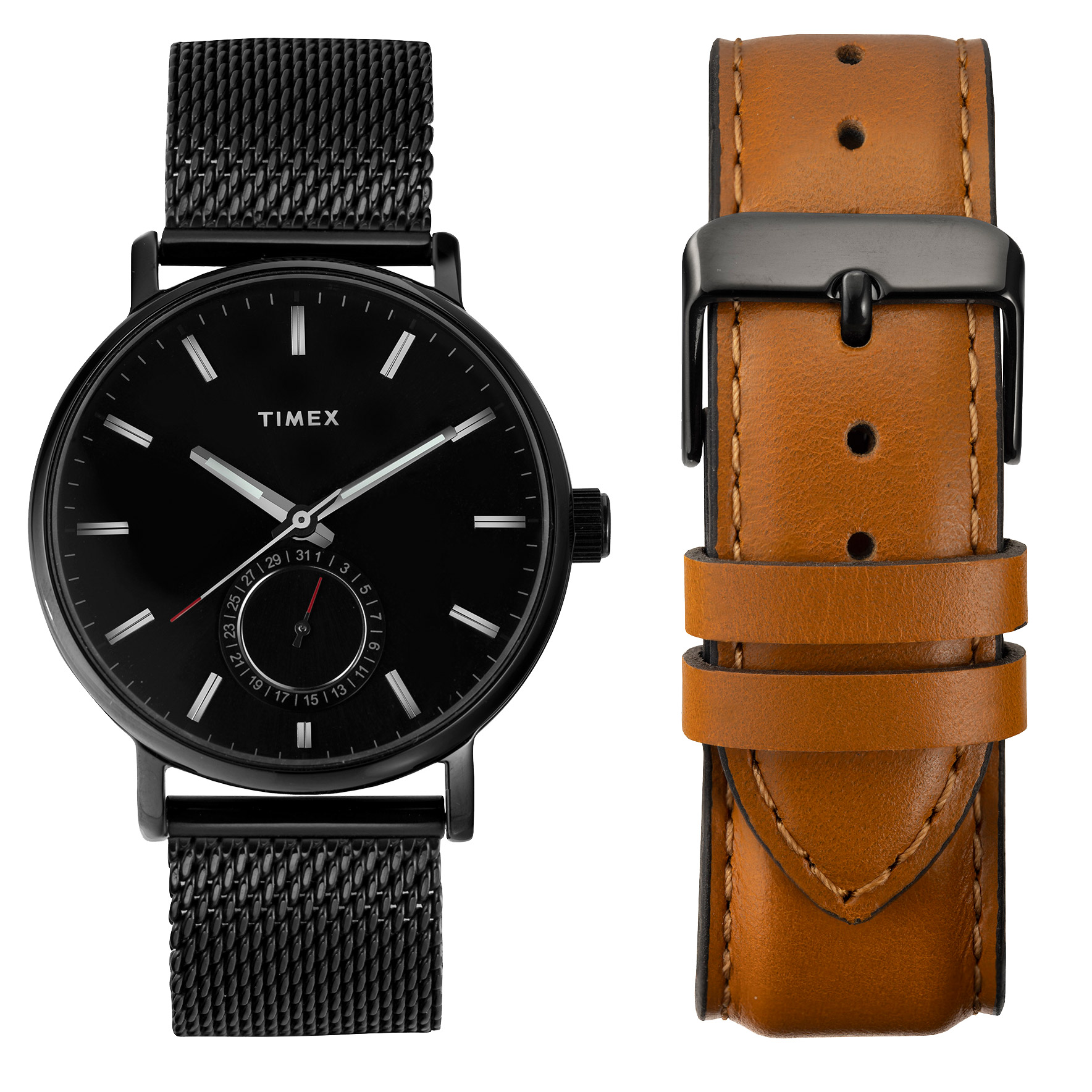 Timex Black Dial Men’s Watch Boxed Set | Costco