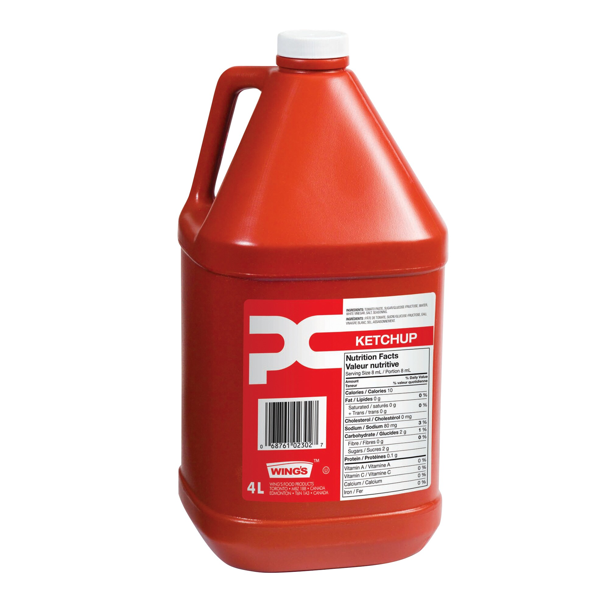 PC Ketchup Full Pallet, 192 units of 4 L | Costco