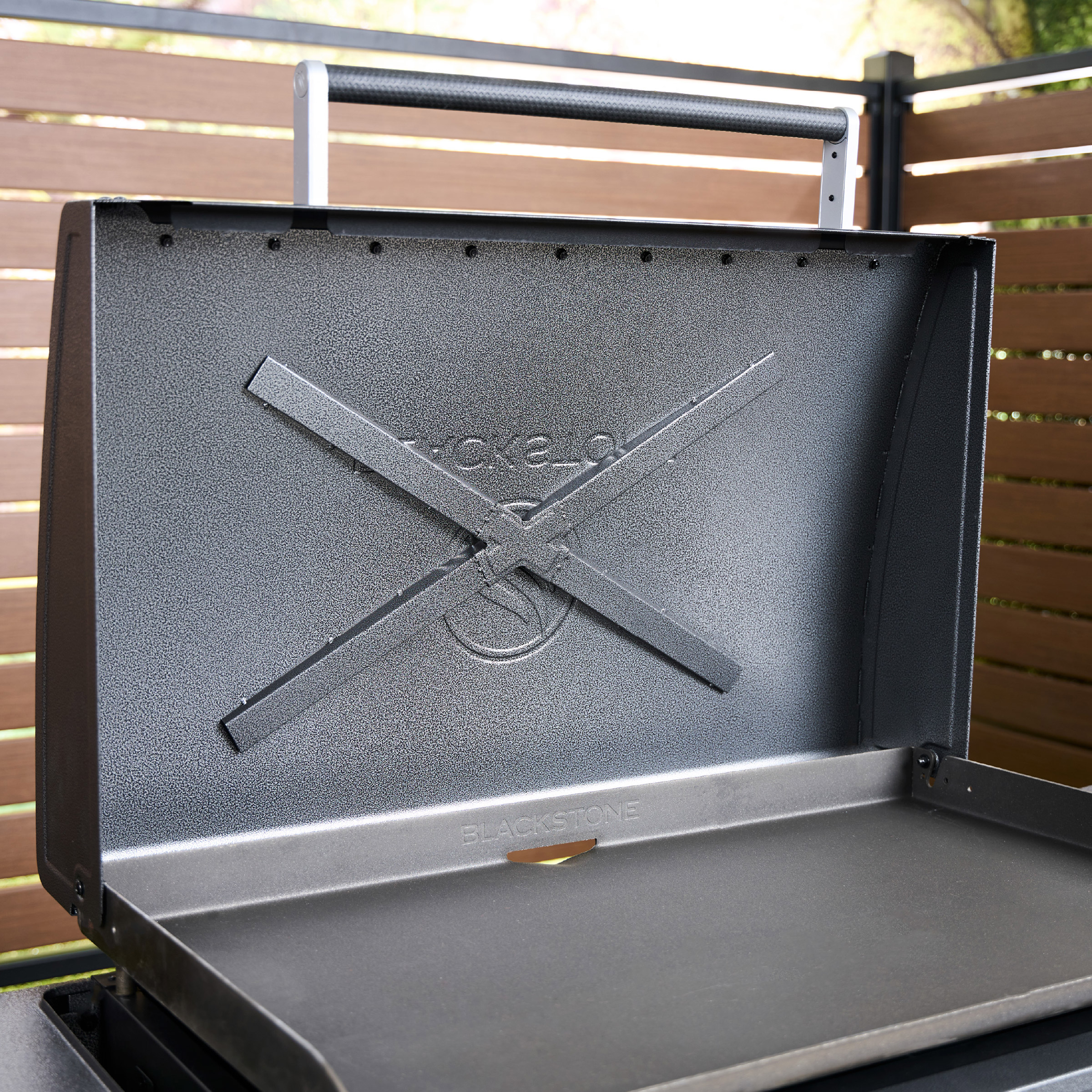 Blackstone 36” Omnivore Pre- Seasoned Griddle with Hood and Soft Cover ...