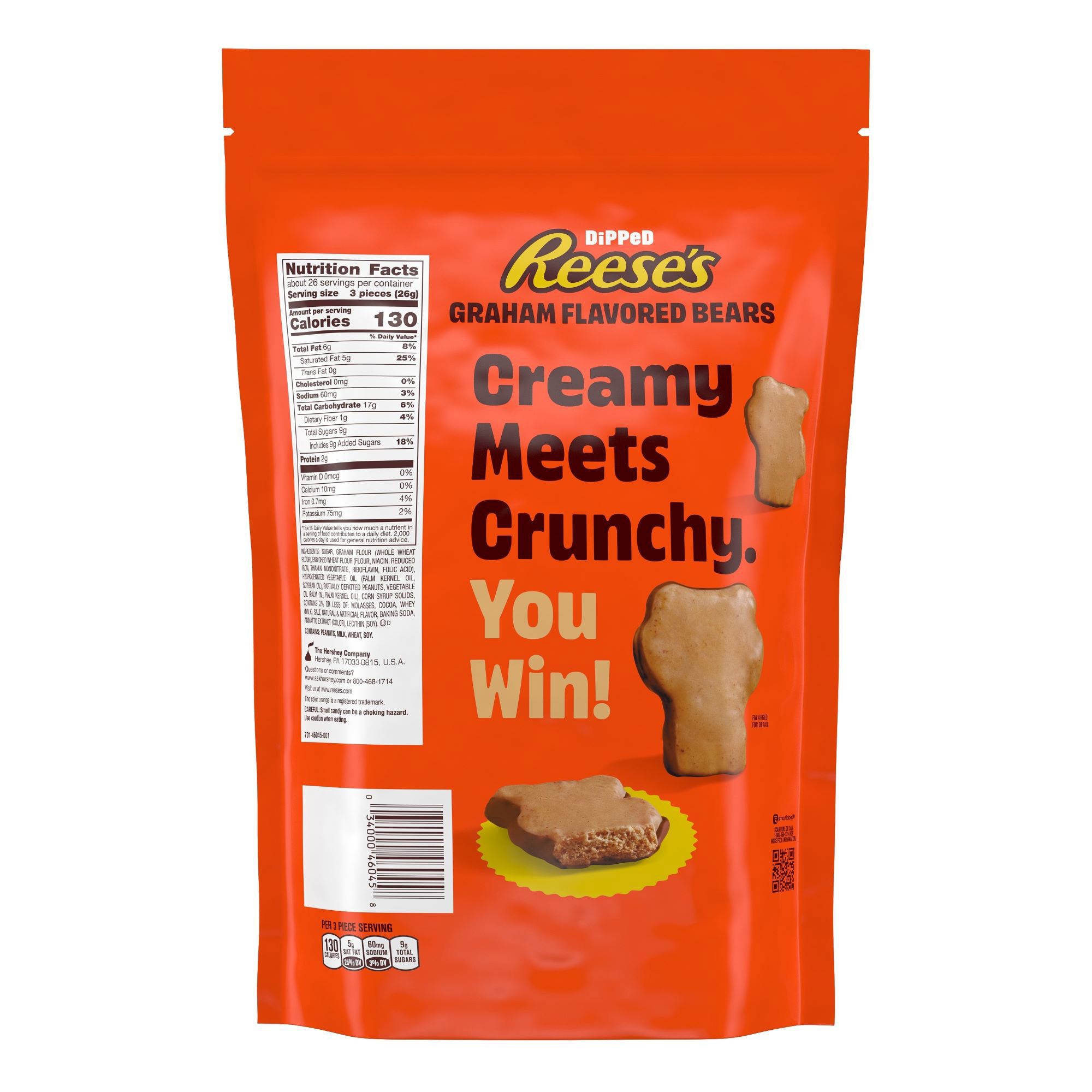 Reese's Dipped Graham Bears, Chocolate and Peanut Butter, 24 oz | Costco