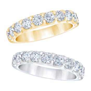 Round Brilliant 1.50 ctw VS2 Clarity, I Color Diamond Band Round Brilliant 1.50 ctw VS2 Clarity, I Color Diamond Band
