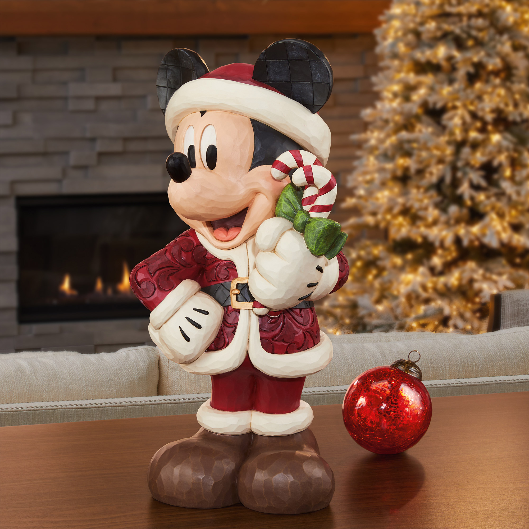 Christmas Mickey Mouse by Jim Shore 43.2 cm (17 in.) | Costco