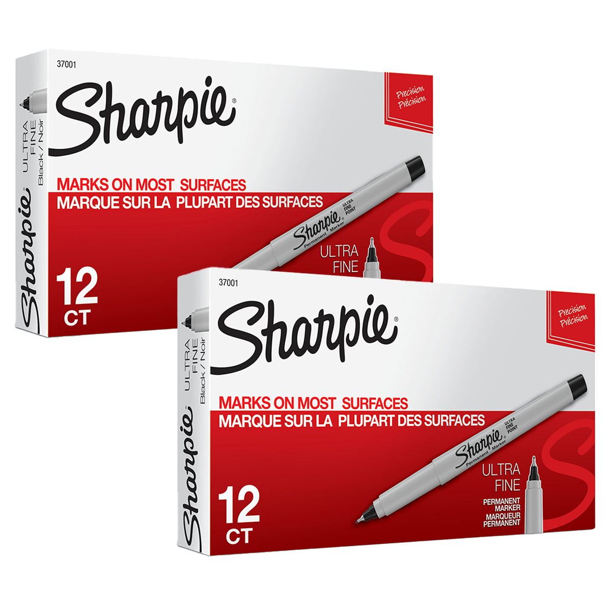 Sharpie Permanent Marker, Ultra Fine Point, Black, 24 ct | Costco