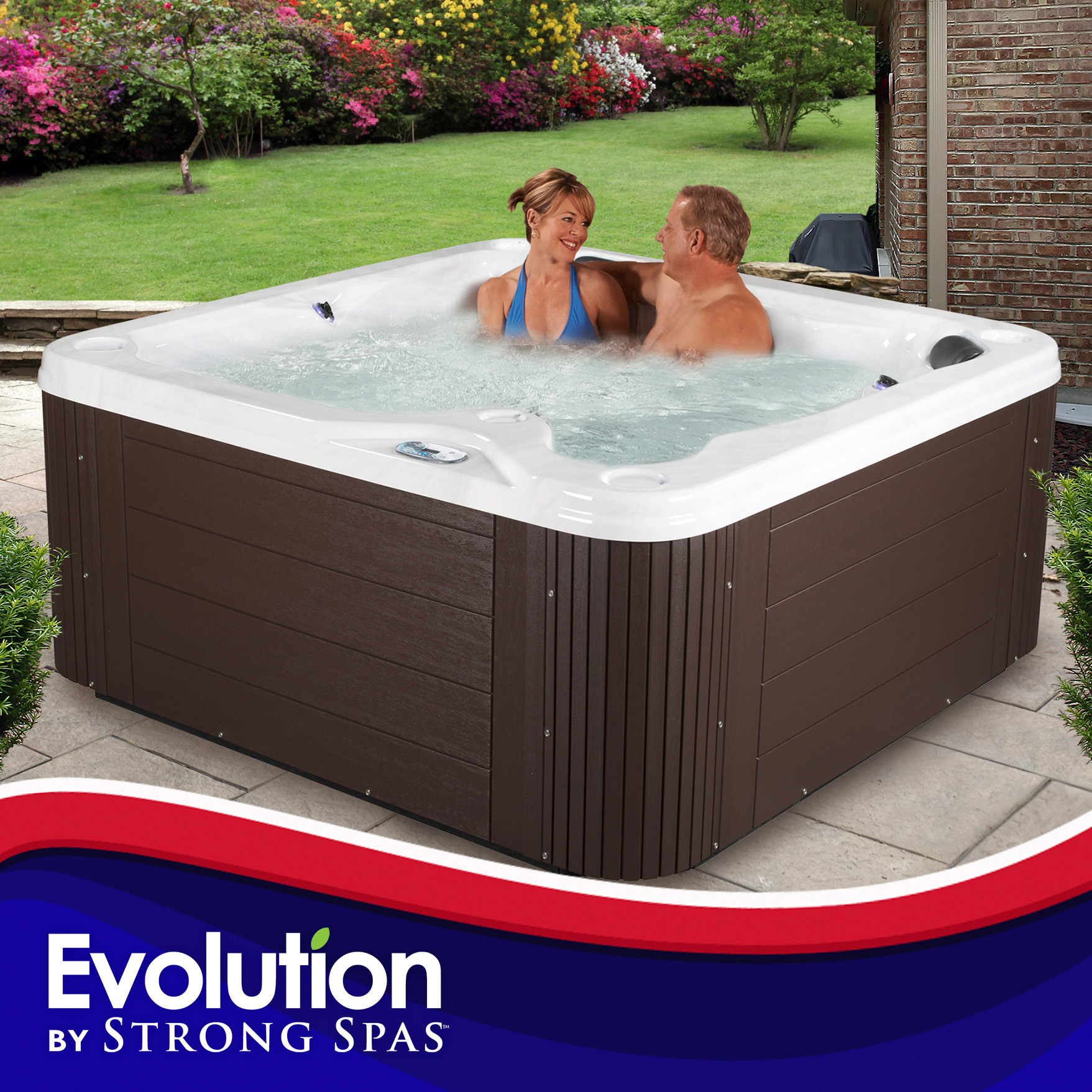 Evolution by Strong Spas Mirage 60-jet, 5-person Acrylic Spa | Costco