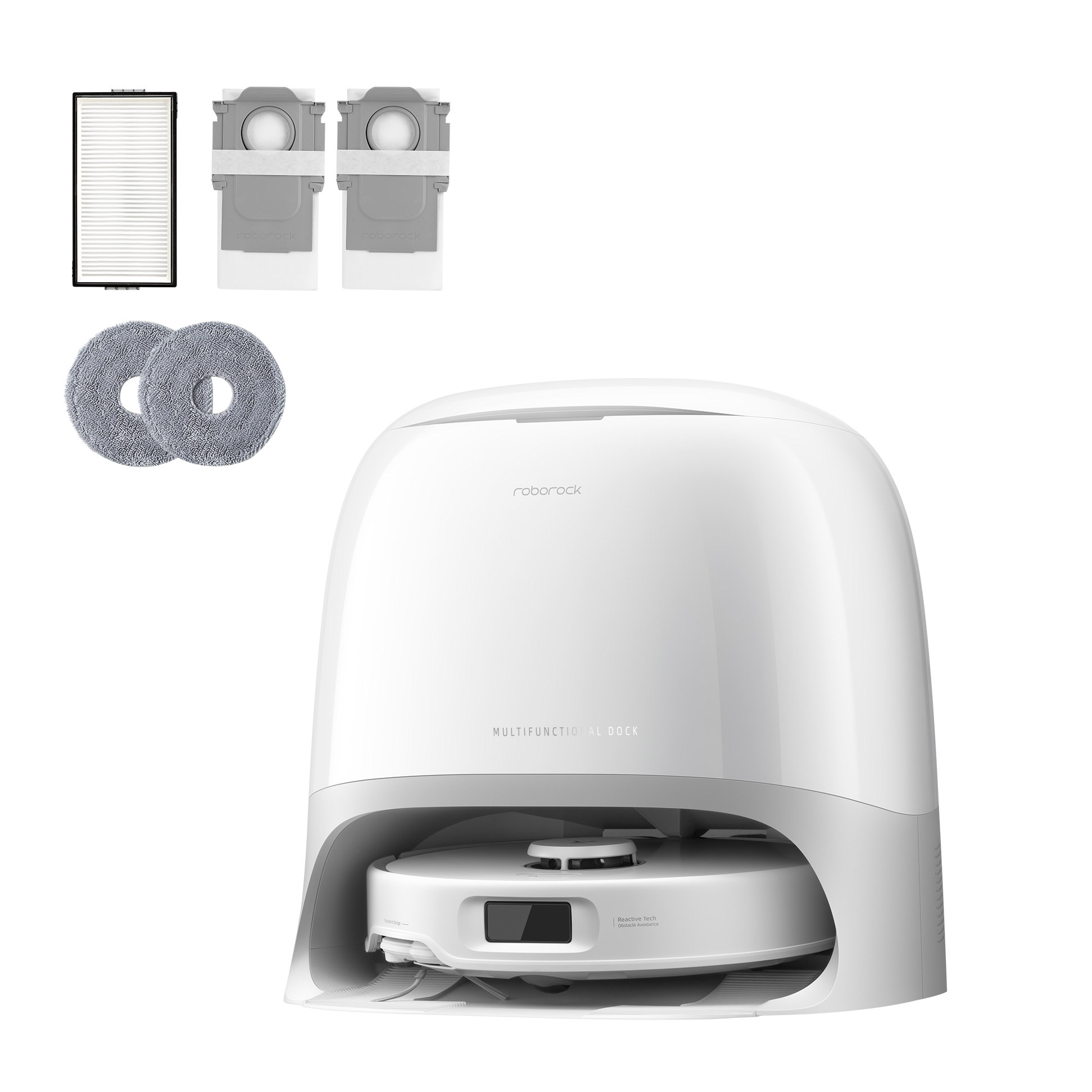 Roborock QX Revo Arc Robot Vacuum and Mop with Duo Anti-Tangle System ...