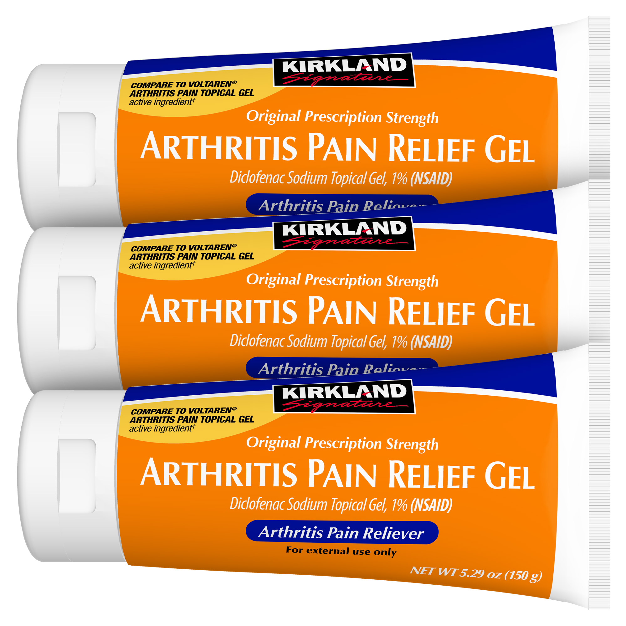 Kirkland Signature Arthritis Pain Relief Gel, Diclofenac Sodium Topical ...