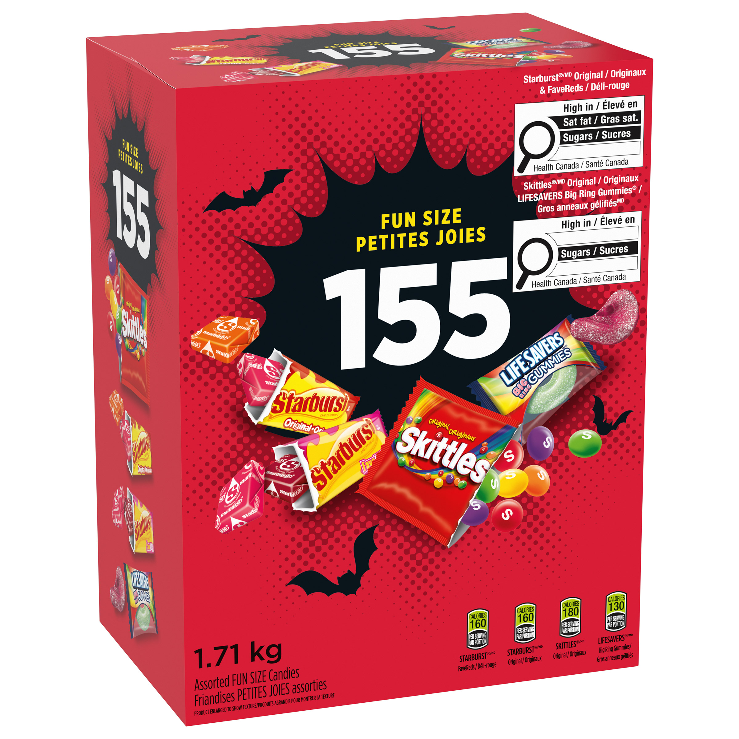 Skittles, Starburst and LifeSavers - Assorted Candy, 1.71 kg | Costco
