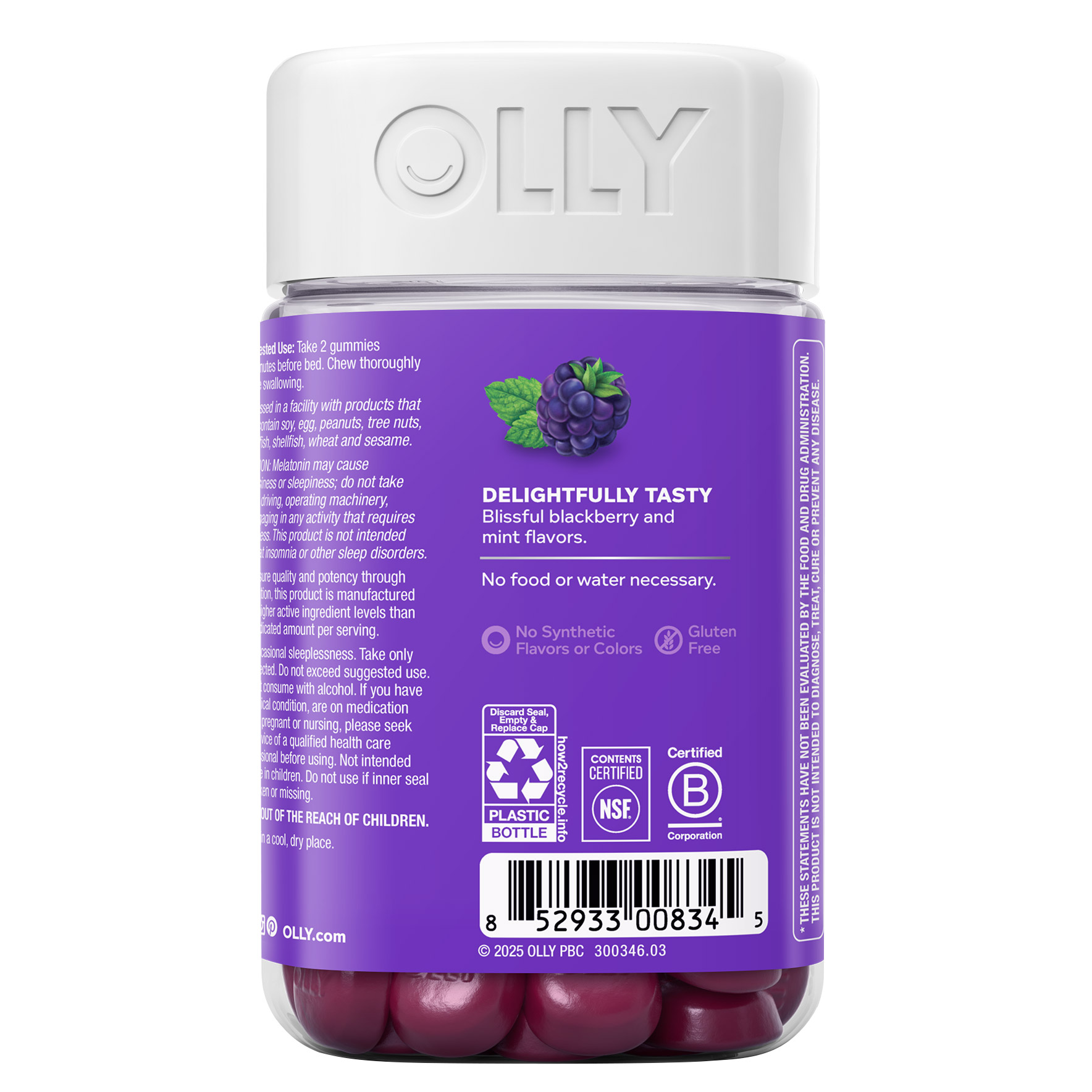 OLLY Sleep Gummy, 110 Gummies | Costco