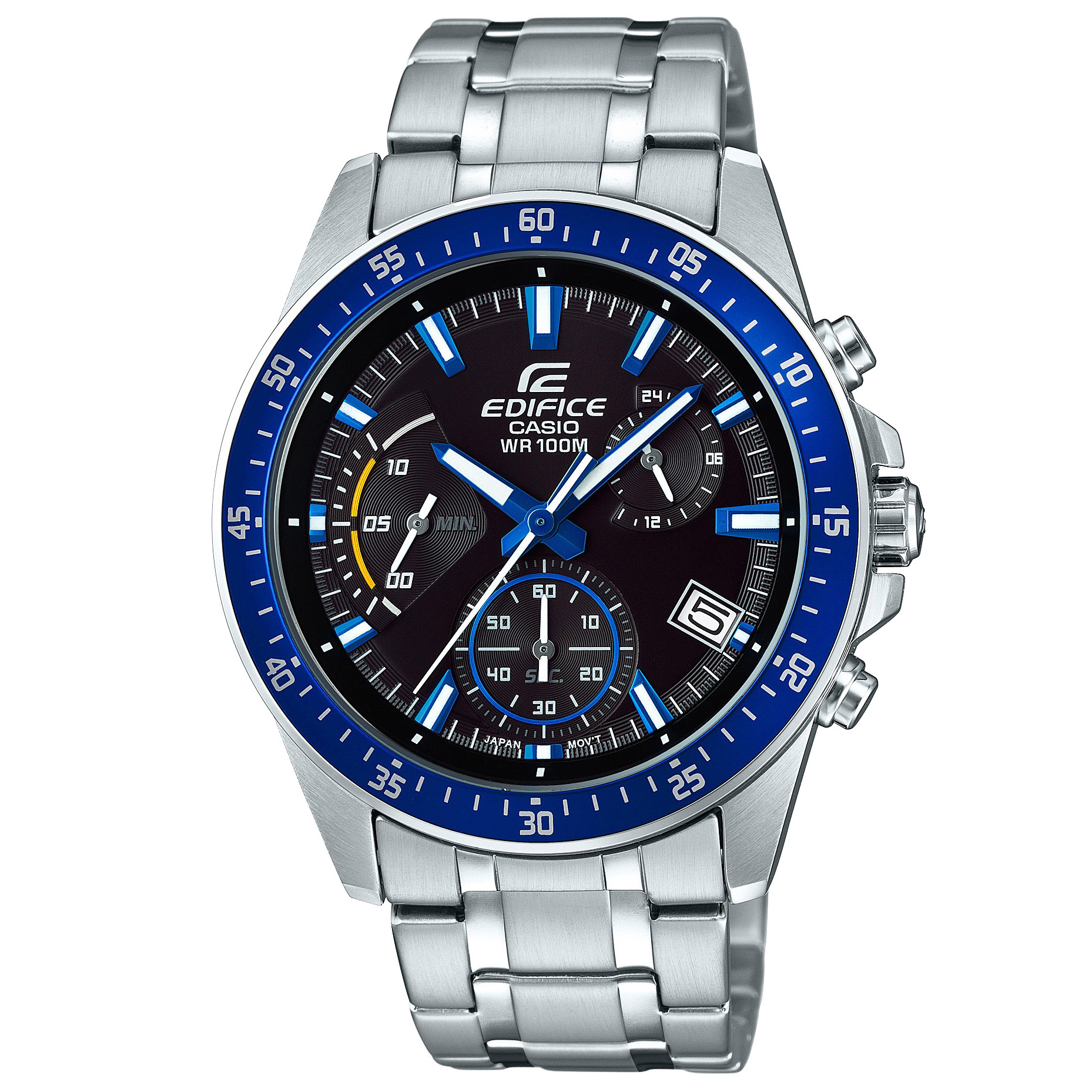 Casio Edifice Blue and Black Dial Men’s Watch | Costco