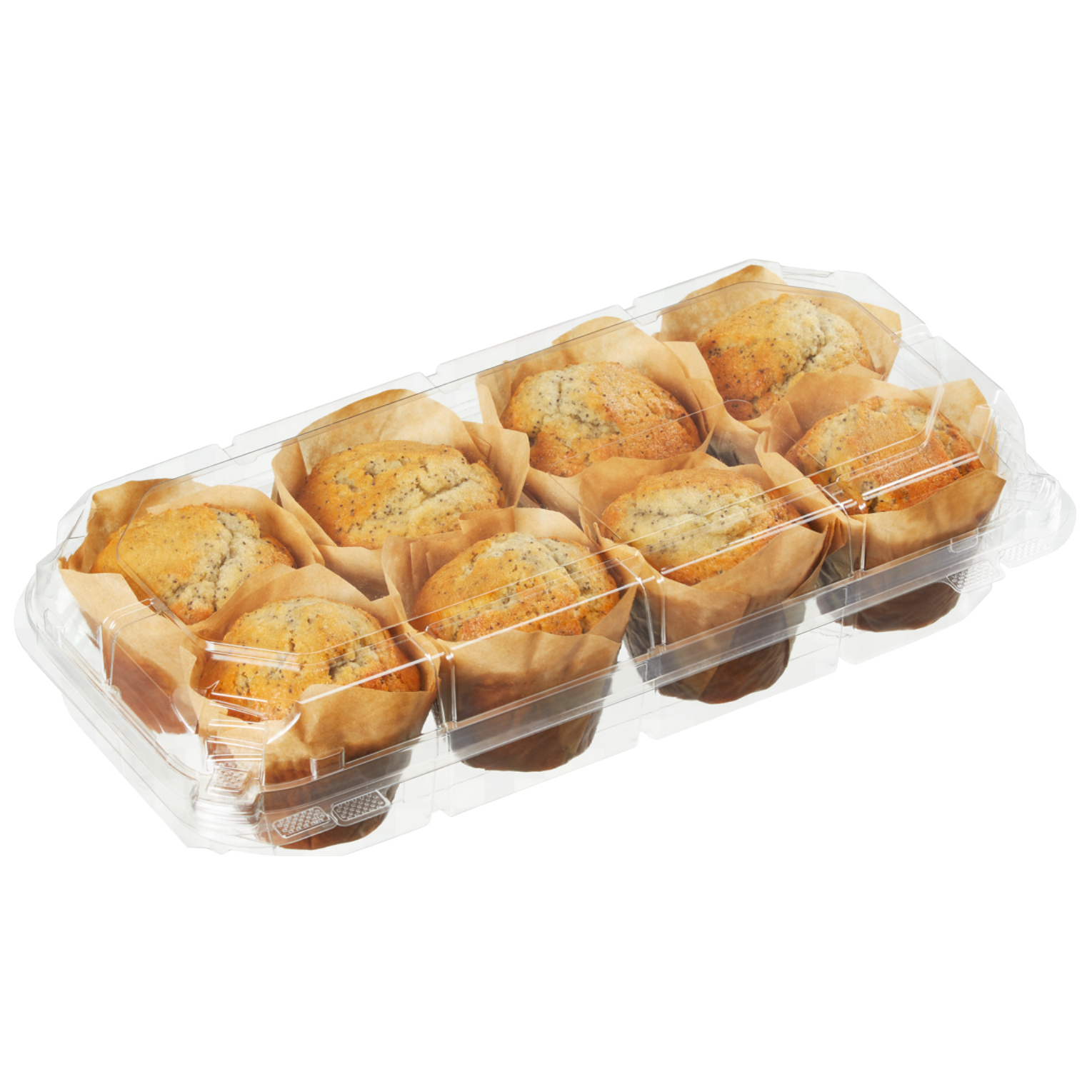 Costco Bakery Almond Poppy Muffins, 4 oz, 8 ct | Costco