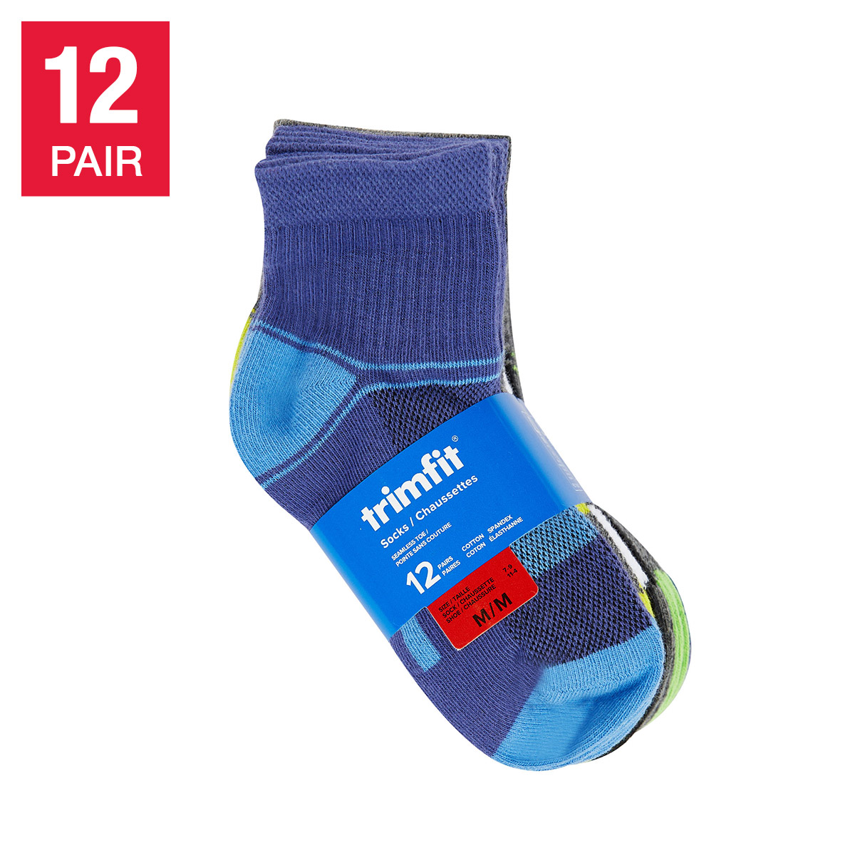 Trimfit Boys Socks, 12 pair | Costco