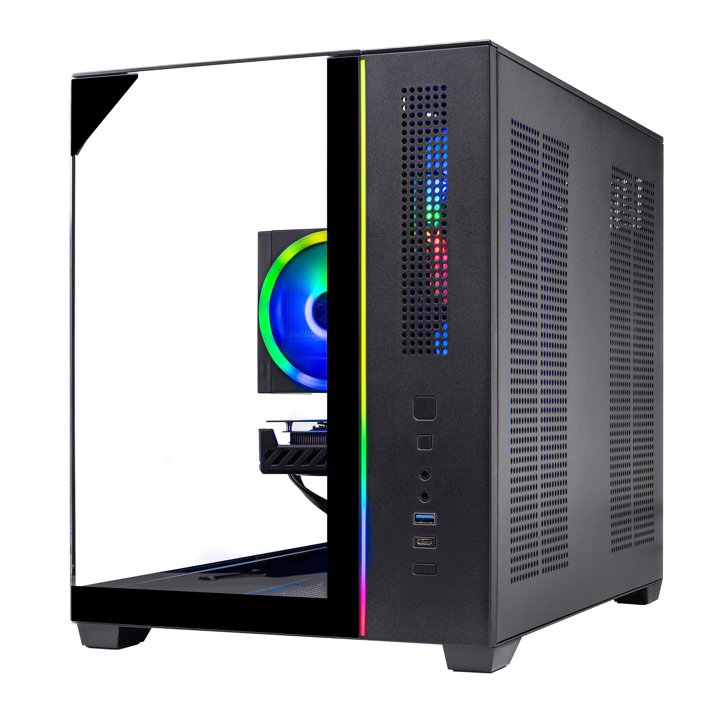 Skytech Crystal Gaming Desktop — Intel Core Ultra 5 225F — Intel Arc ...