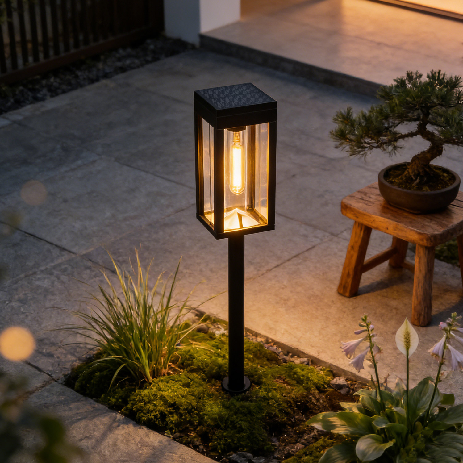 Lutec Solar LED Pathway Lights, 4-pack | Costco