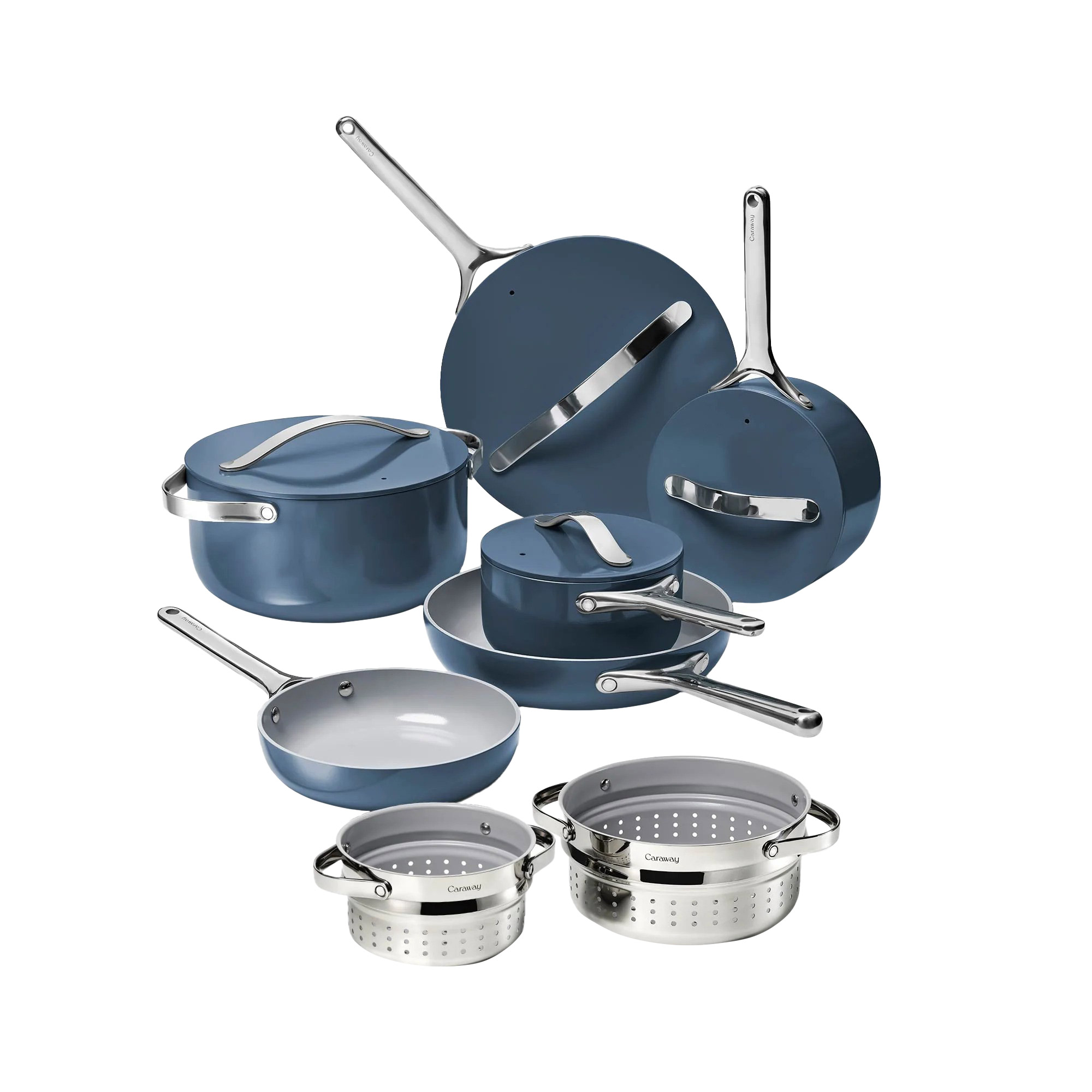 Caraway 18-Piece Complete Ceramic Cookware Set - Costco Next