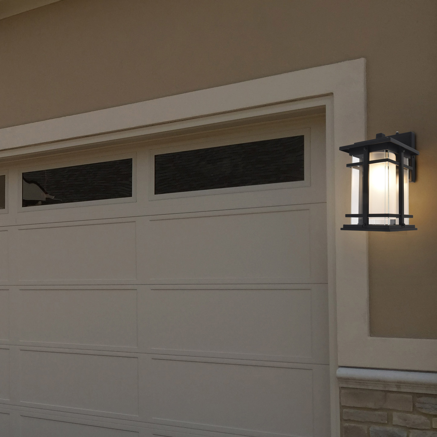 LUTEC Craftsman Style Outdoor LED Wall Lantern | Costco