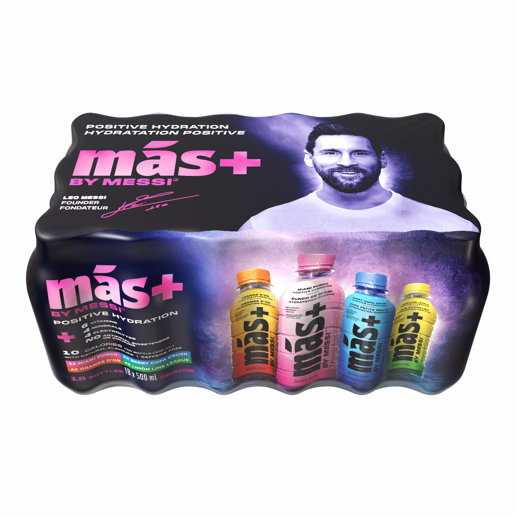 Mas + Sports Drink, 500 mL 18-pack | Costco