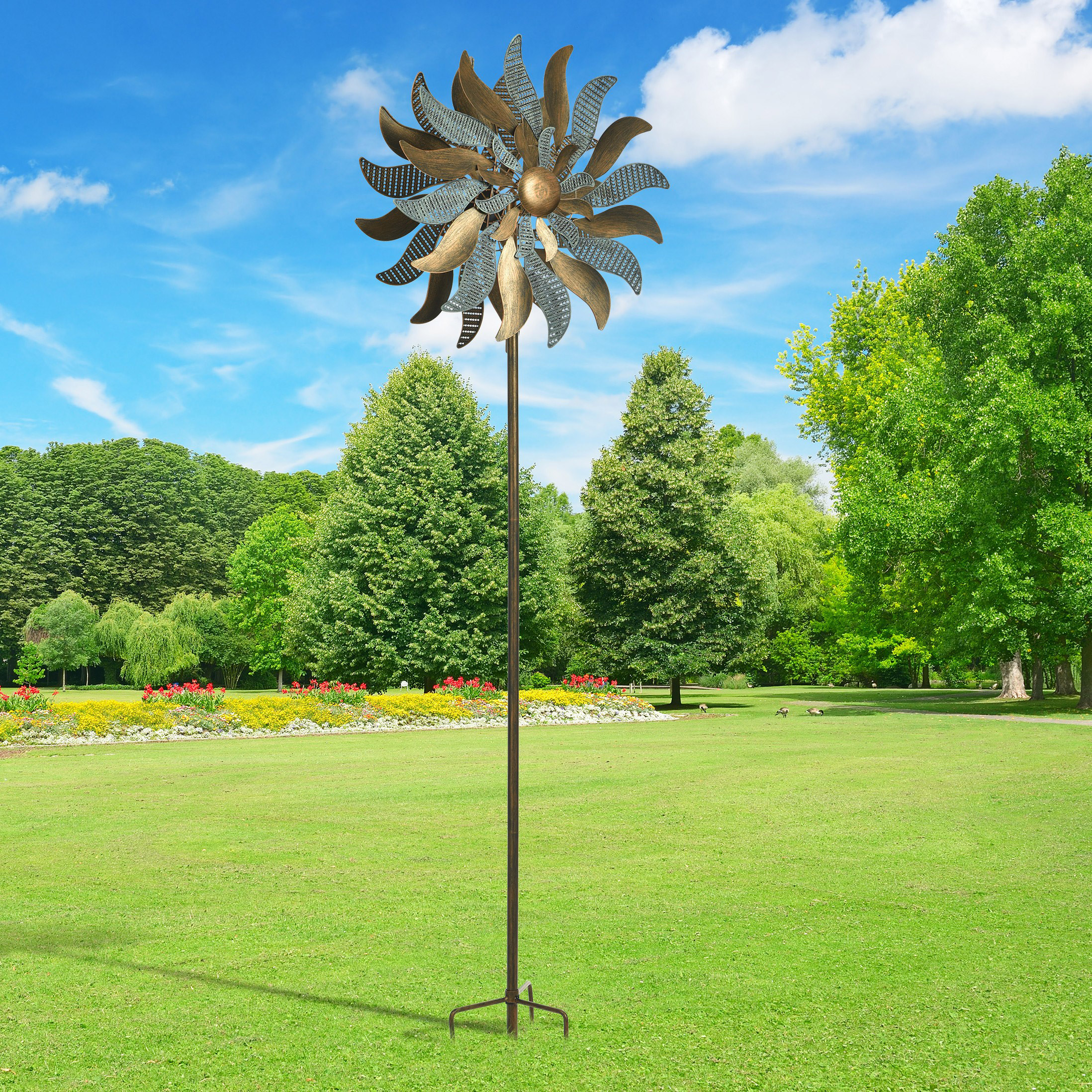 Metal Flower Wind Spinner | Costco
