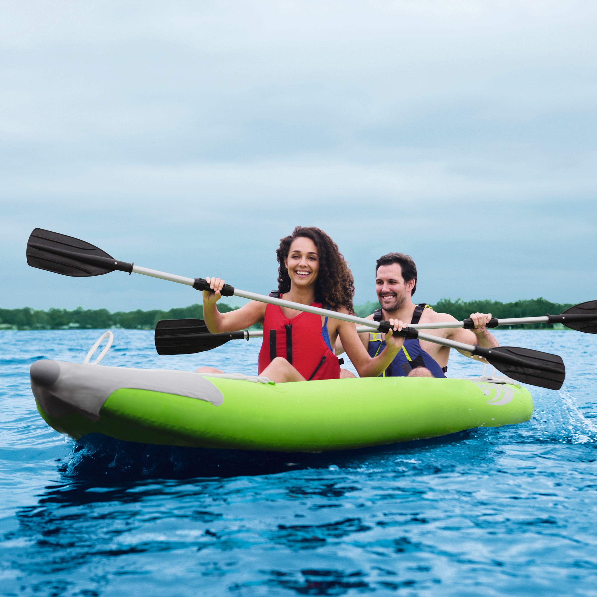 Bestway Hydro-Force 152” x 39" Inflatable Two Person Kayak | Costco