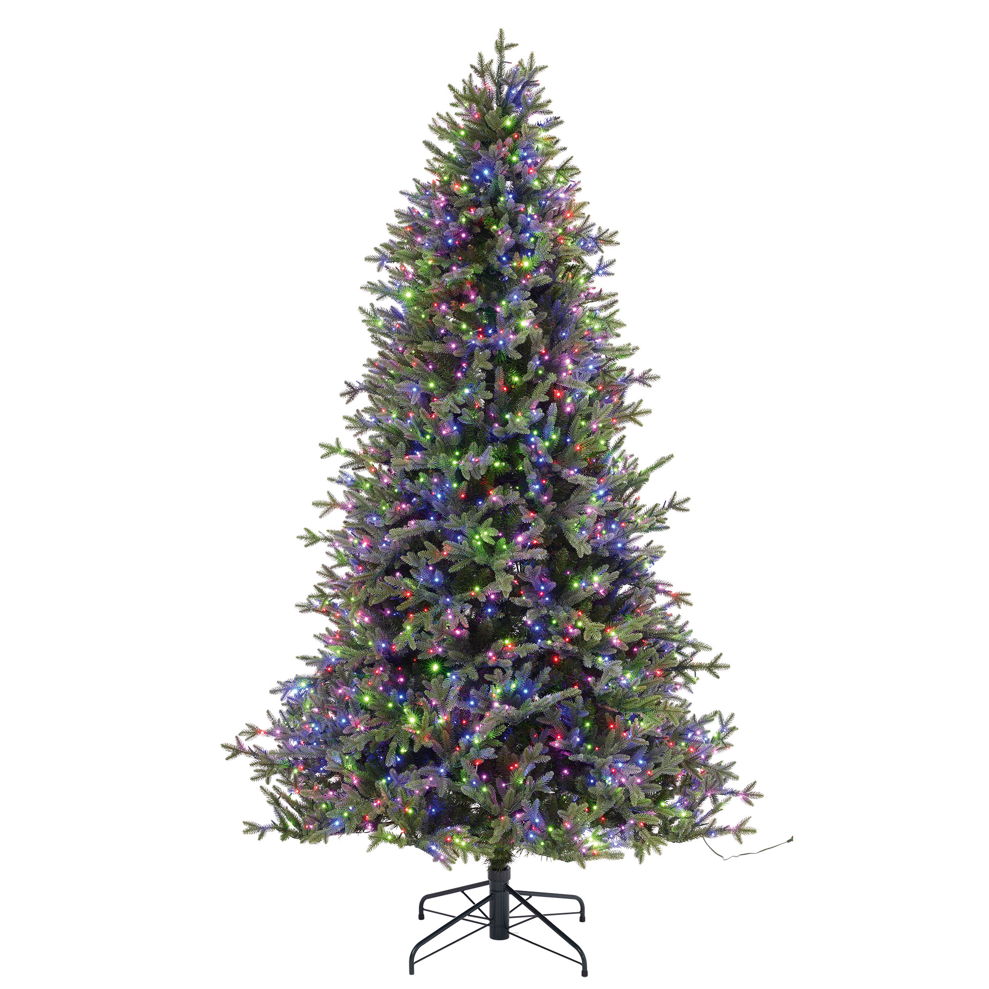 7.5' Pre-lit Radiant Micro LED with Twinkle Artificial Christmas Tree ...