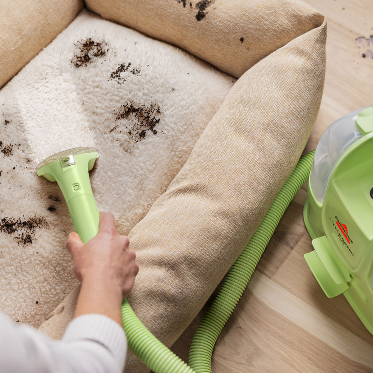 BISSELL Little Green Mini Portable Carpet & Upholstery Deep Cleaner, 2 ...