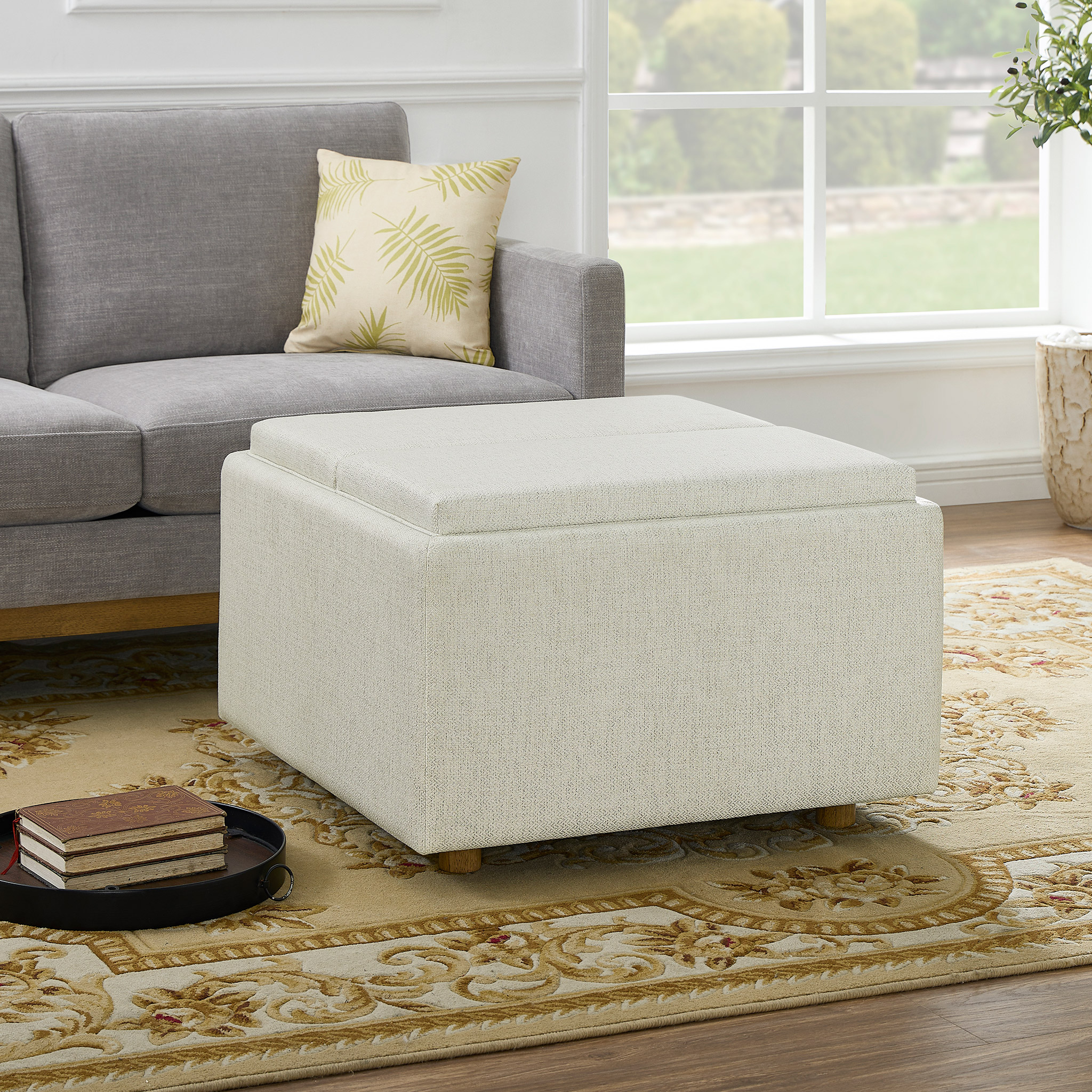 Thomasville Large Fabric Storage Ottoman | Costco