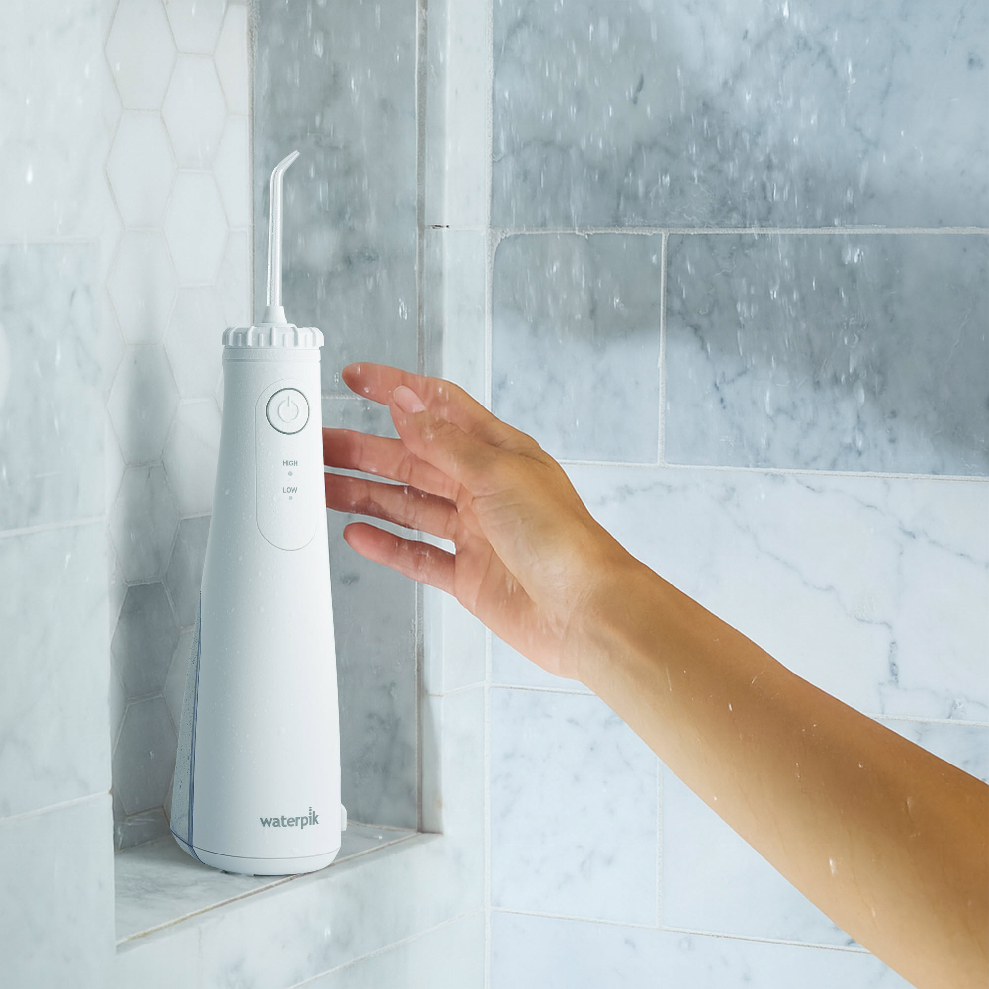 Waterpik Cordless Plus 5000 Rechargeable Water Flosser, 2-pack | Costco