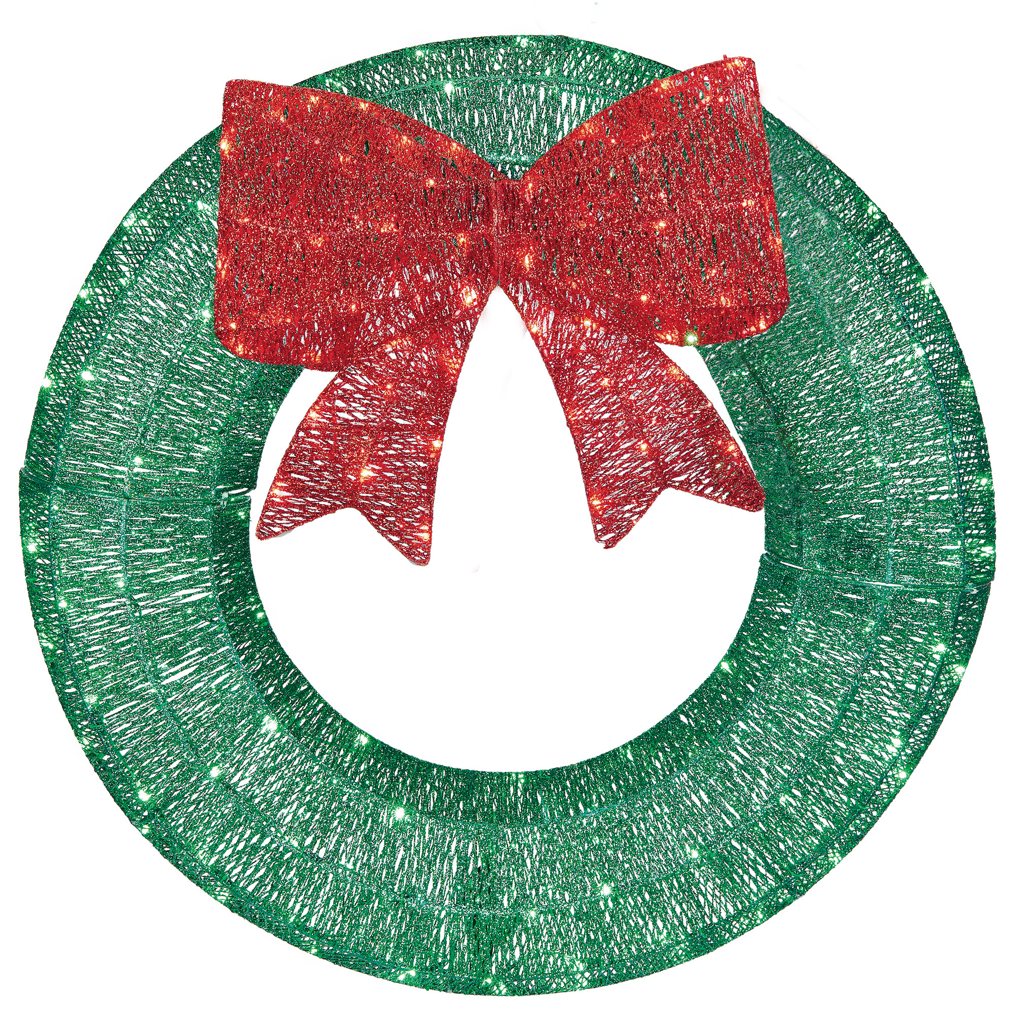 Light-up Glittering Christmas Wreath | Costco