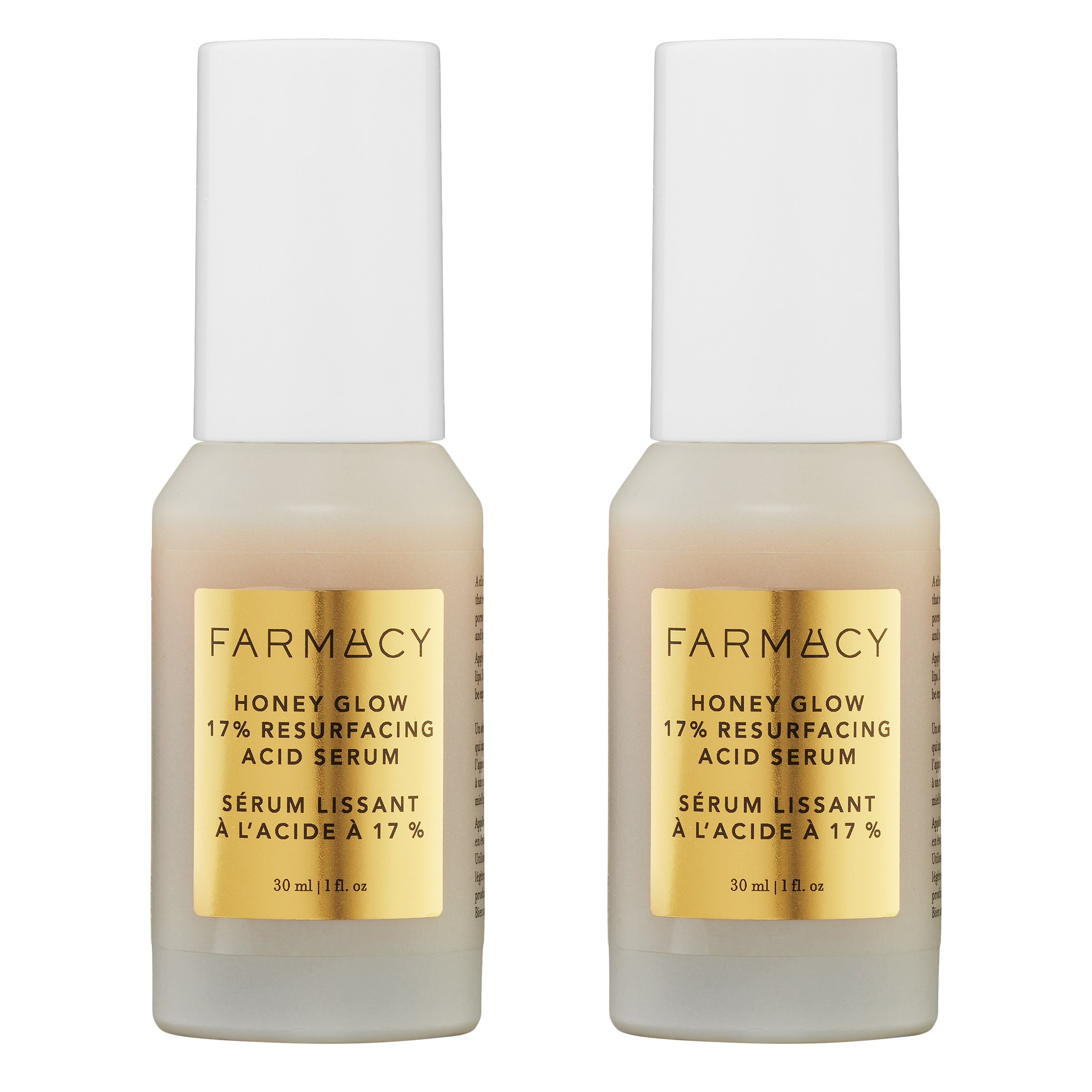 Farmacy Honey Glow 17% Resurfacing Acid Serum, 1 fl oz, 2-pack | Costco