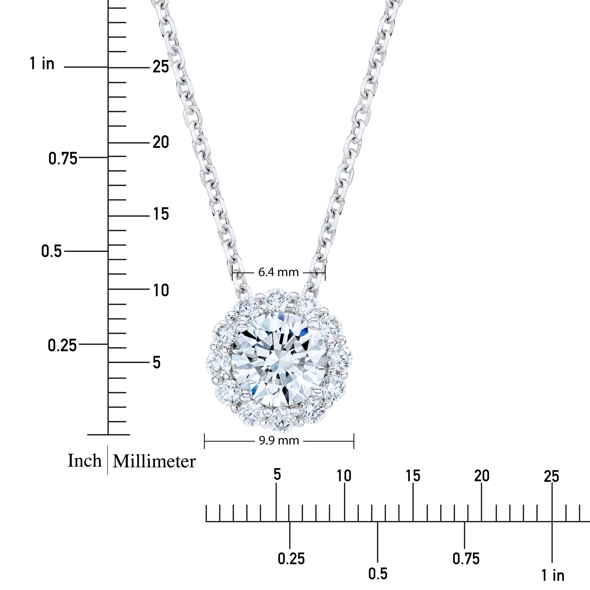 Round Brilliant 1.30 ctw VS2 Clarity, G Color Diamond 18kt White Gold ...