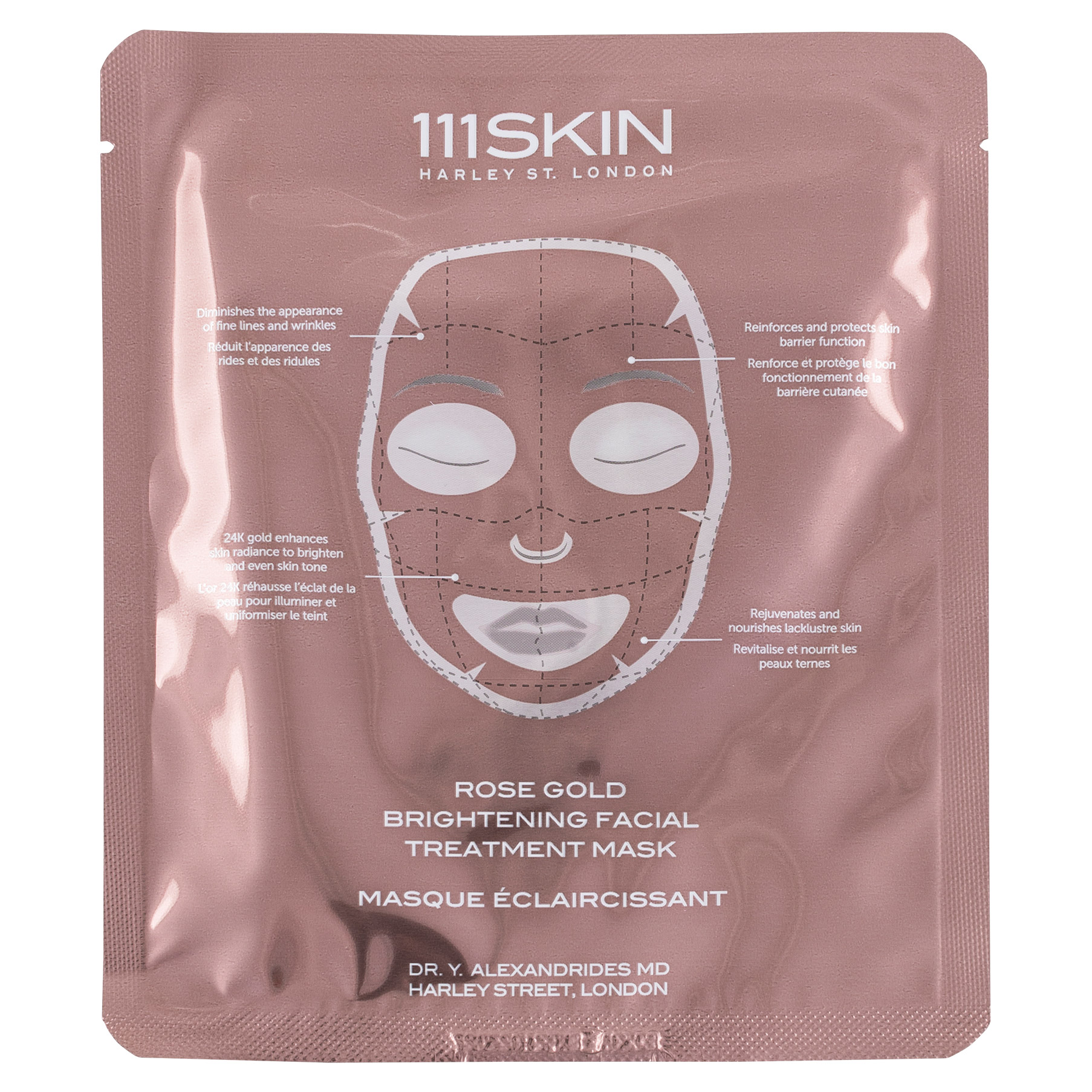 111SKIN Rose Gold Brightening Facial Treatment Mask, 5 x 30 mL | Costco