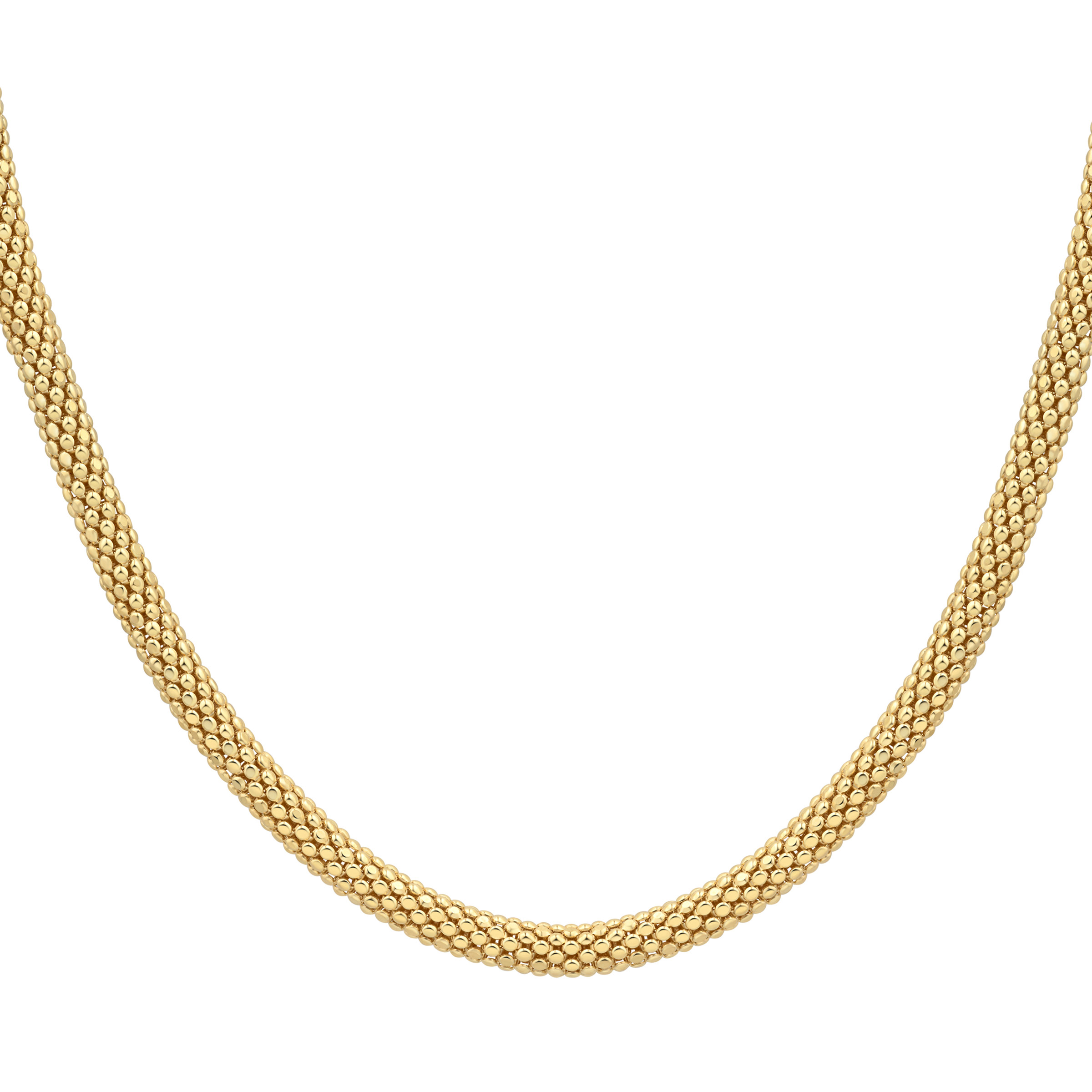 14kt Yellow Gold Popcorn Chain Necklace | Costco